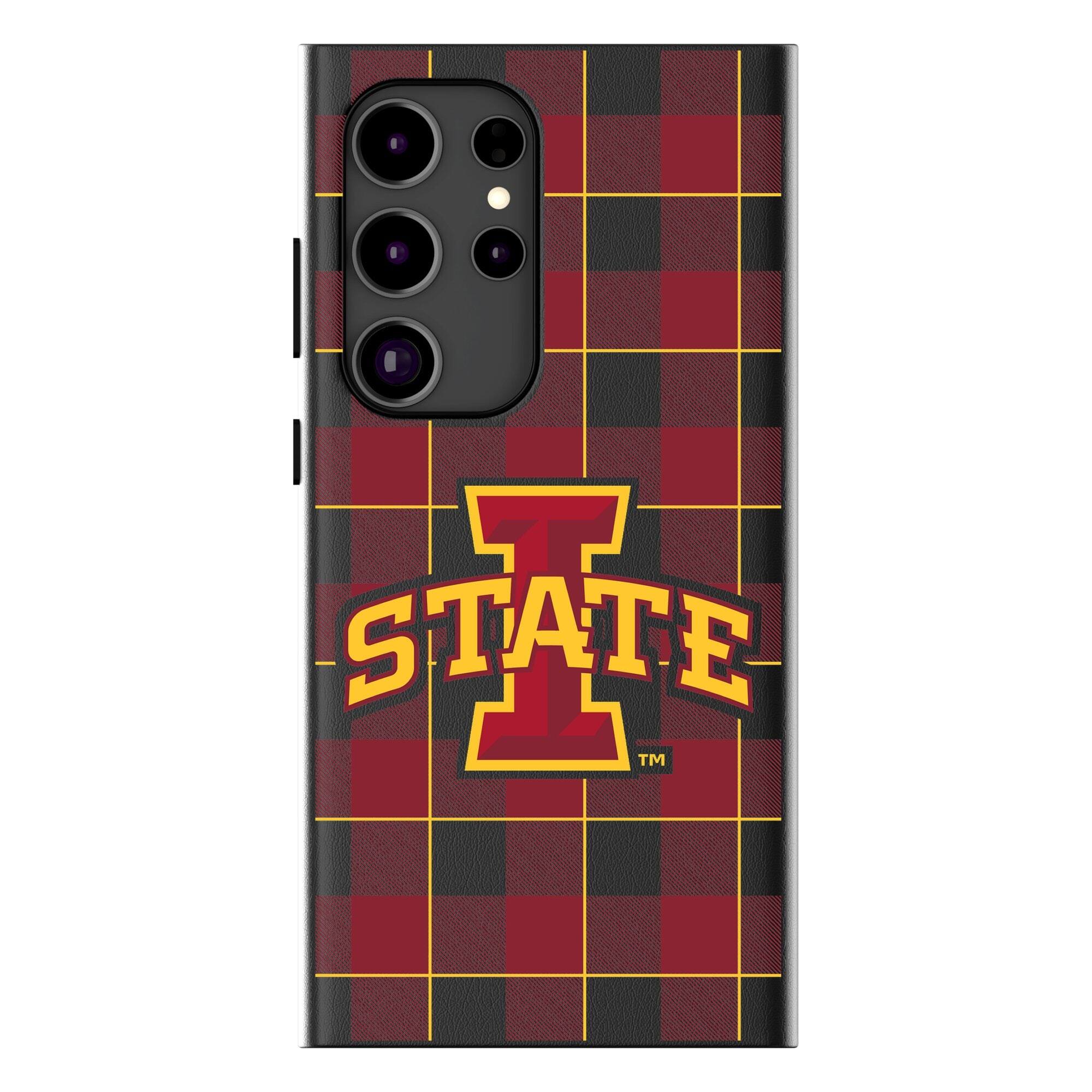 Keyscaper NCAA Iowa State Cyclones Plaid Galaxy Magnetic Bump Case S25 ...
