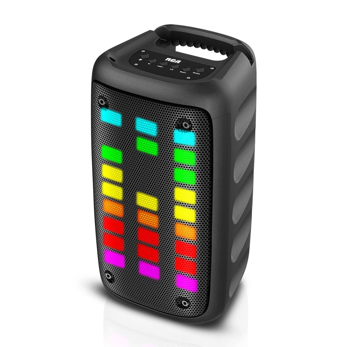 RCA Disco 203 RGB Wireless Party Speaker with Dual 3" Woofers & LED ...