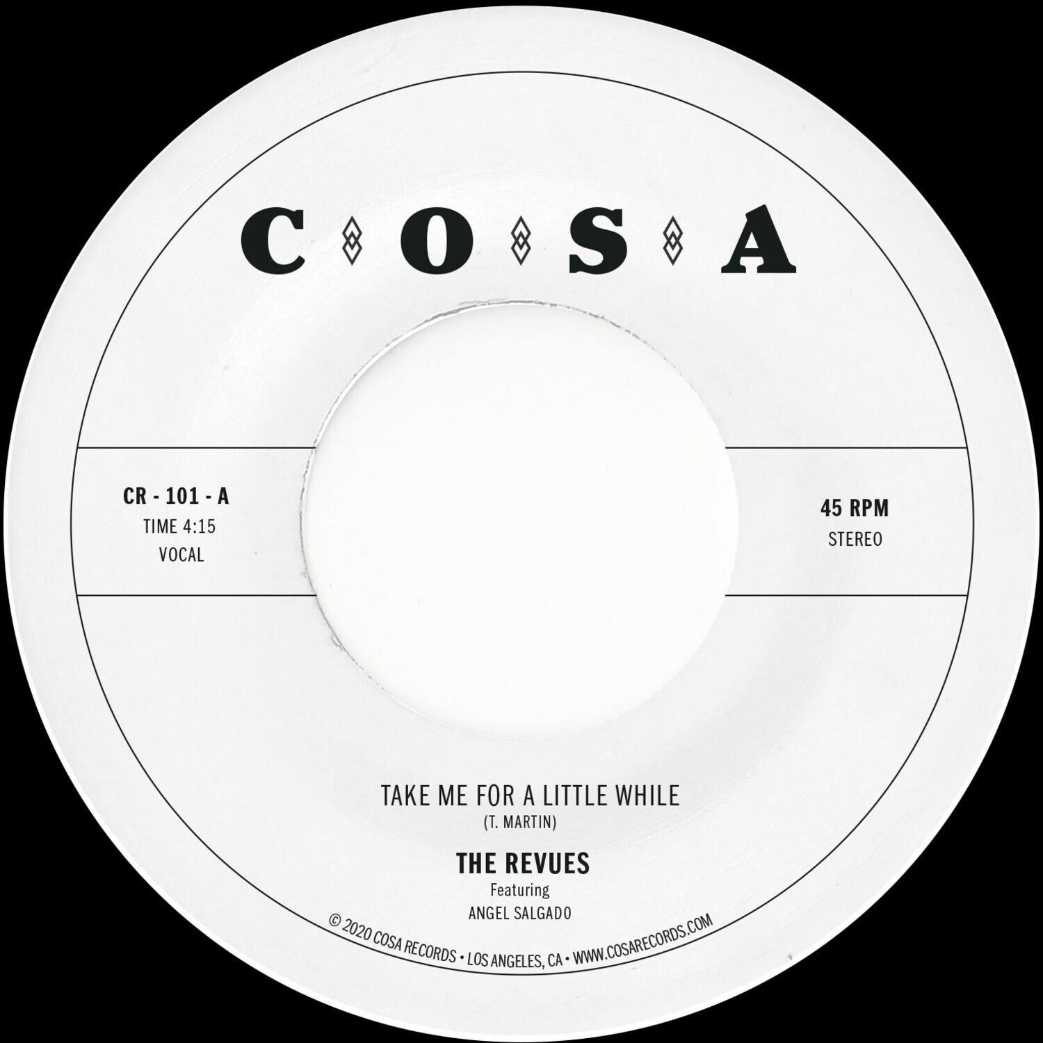 Revues Take Me For A Little While 7 INCH SINGLE [7 inch Vinyl Disc ...