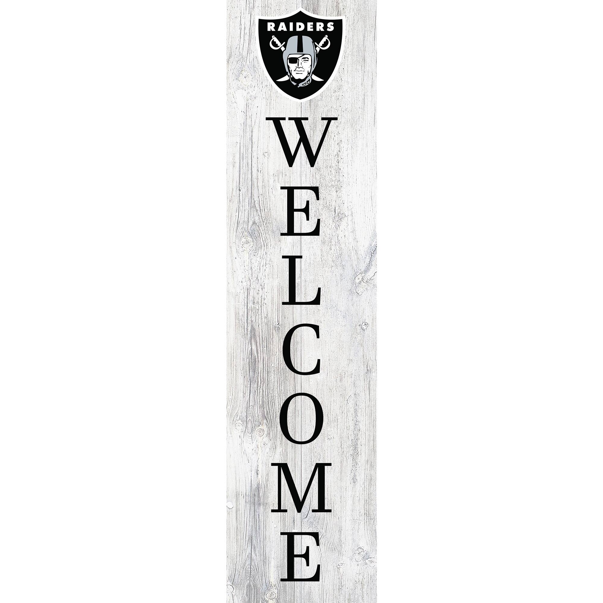 Fan Creations Las Vegas Raiders 48'' Welcome Leaner Multicolor 4287242 ...
