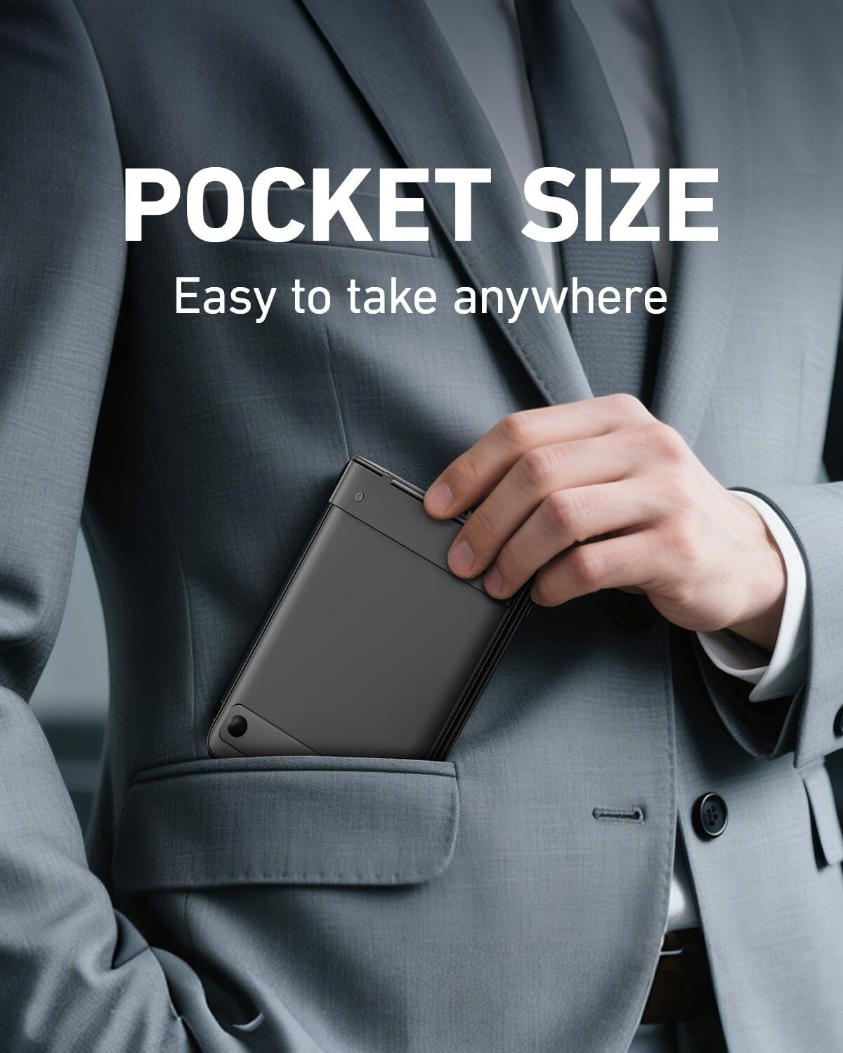 COTTAGE Foldable Portable Pocket Folding Rechargeable Full Size Ultra ...