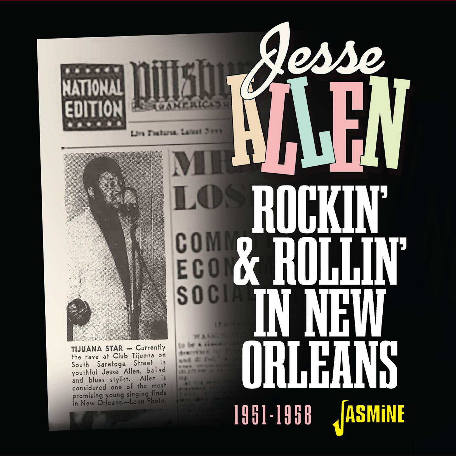 Jesse Allen Rockin' & Rollin' In New Orleans 1951 1958 COMPACT DISCS ...