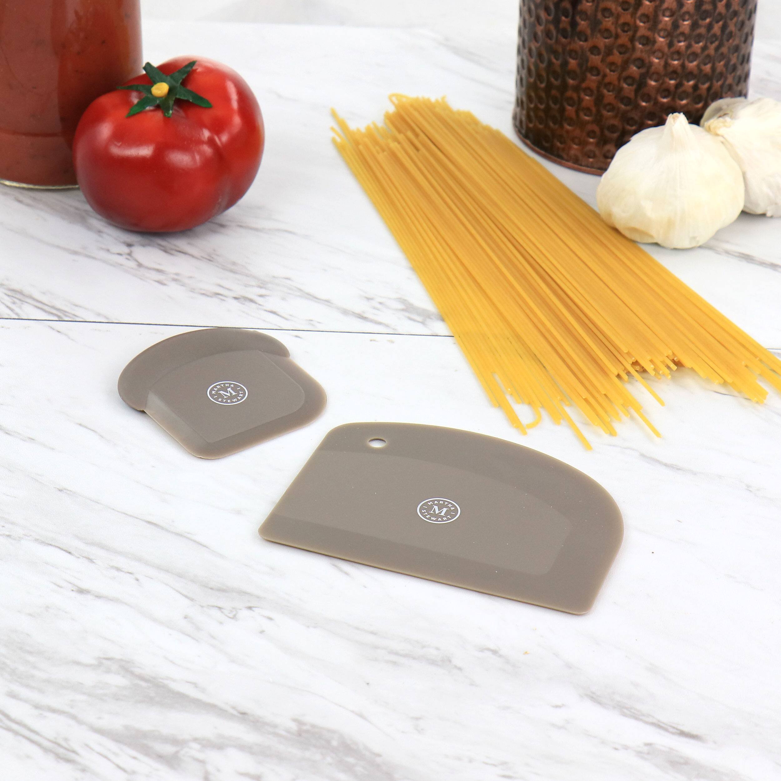 Martha Stewart Flexible Polymer Scraper Set Dark Taupe 310116415M ...