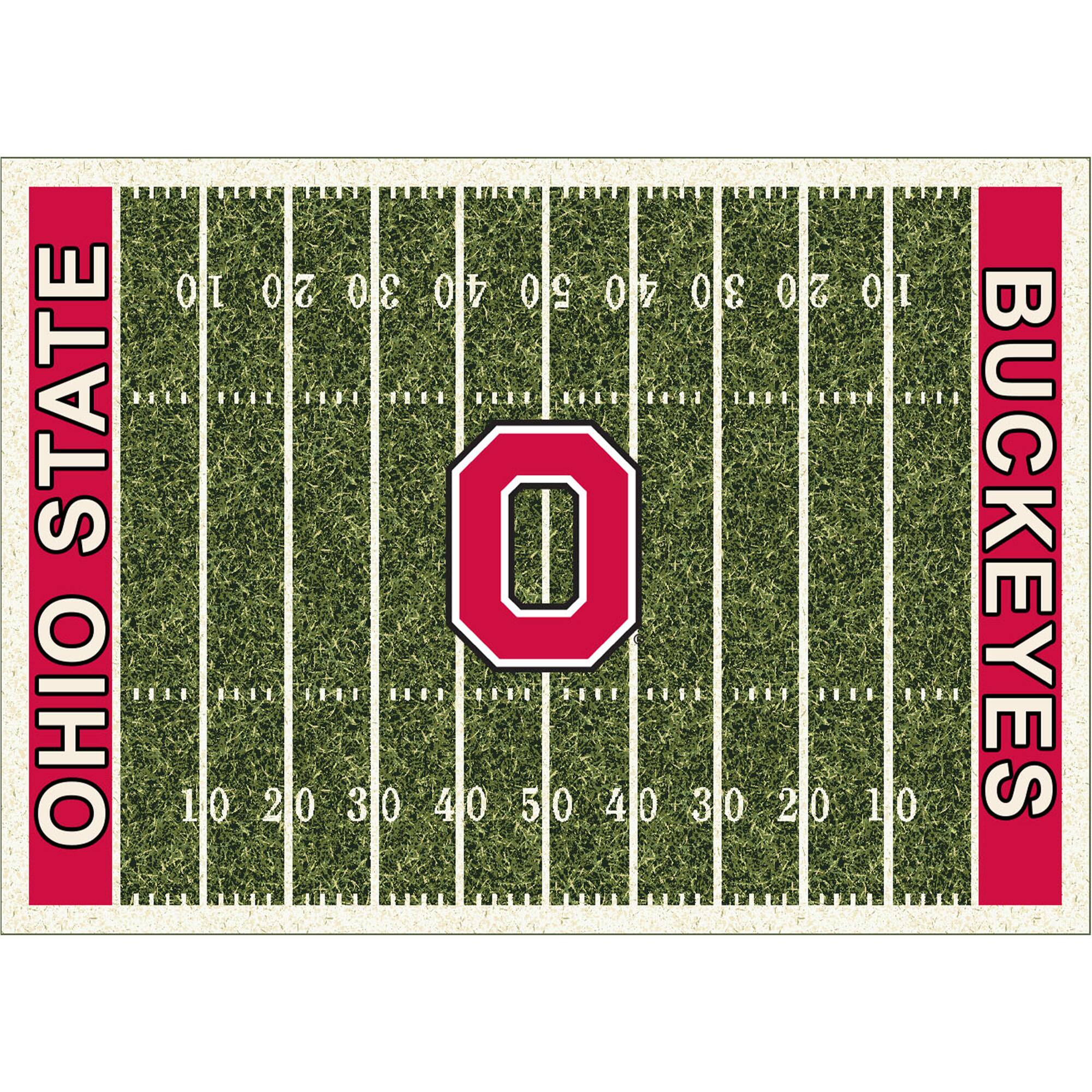 Imperial Ohio State Buckeyes 3'10" x 5'4" Homefield Rug Black 4299389 ...