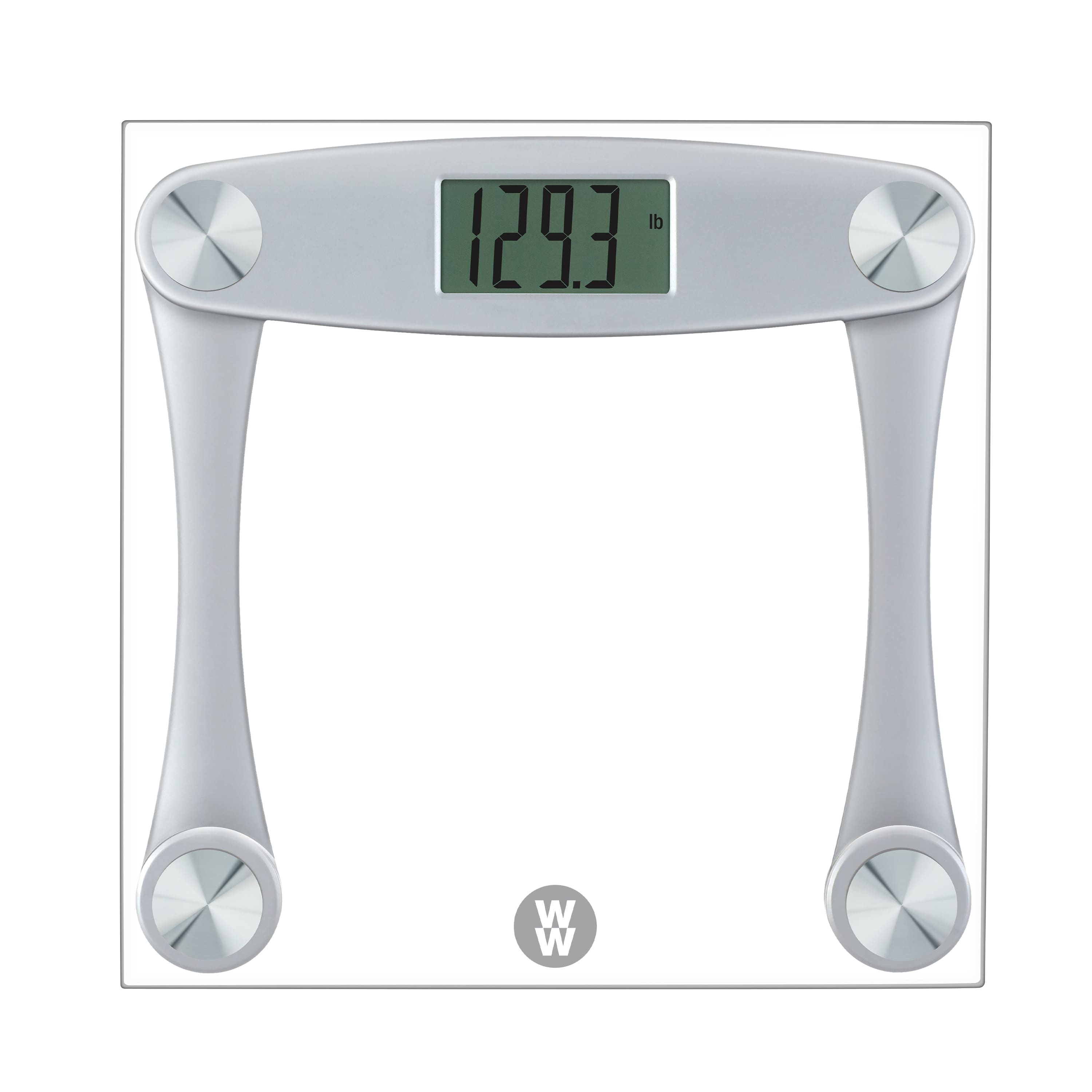 Best Buy: Conair Weight Watchers Glass Scale W/ LCD Display Silver WW202SZ