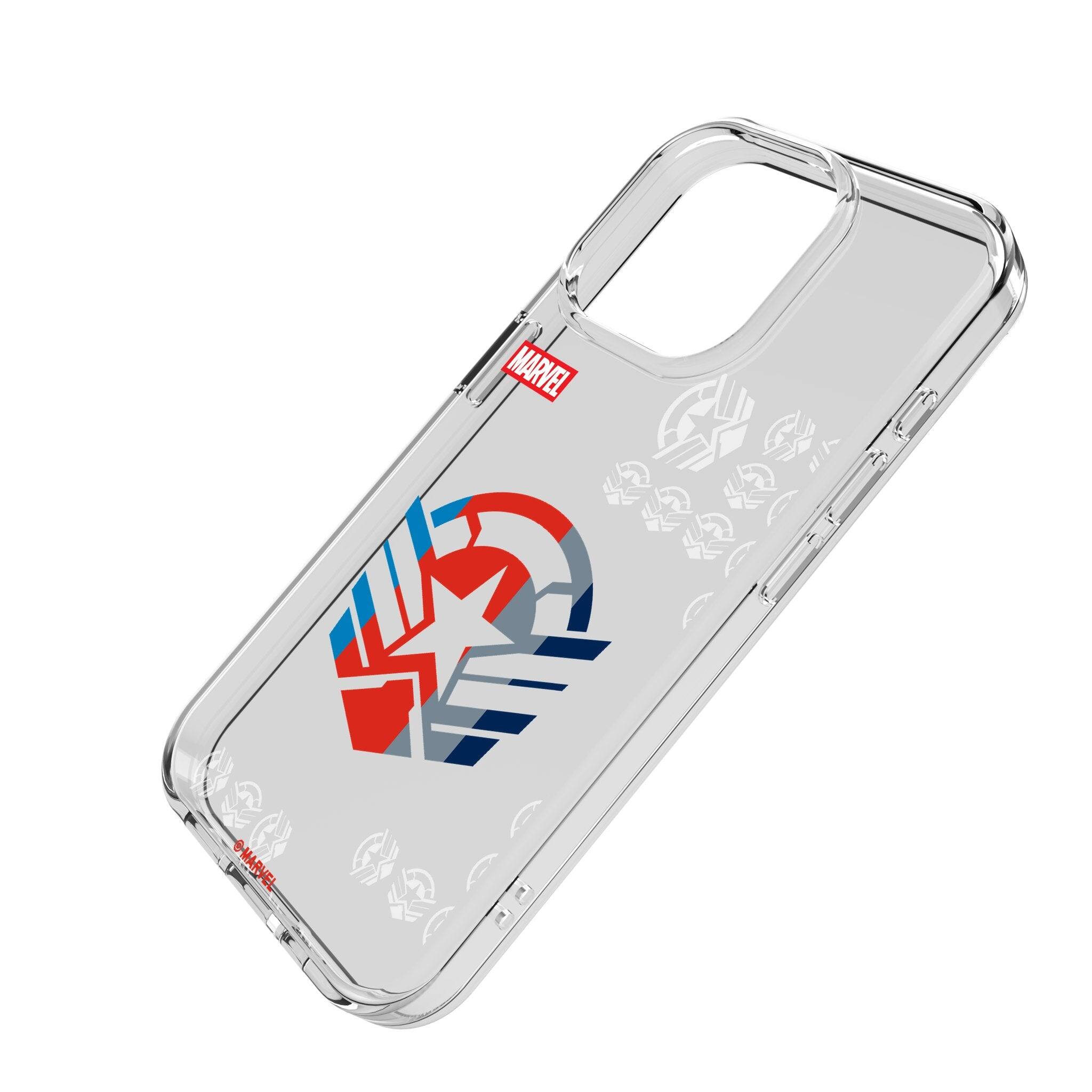 Keyscaper Marvel Sigil Clear Phone Case Apple iPhone 14 Plus Sam Wilson ...