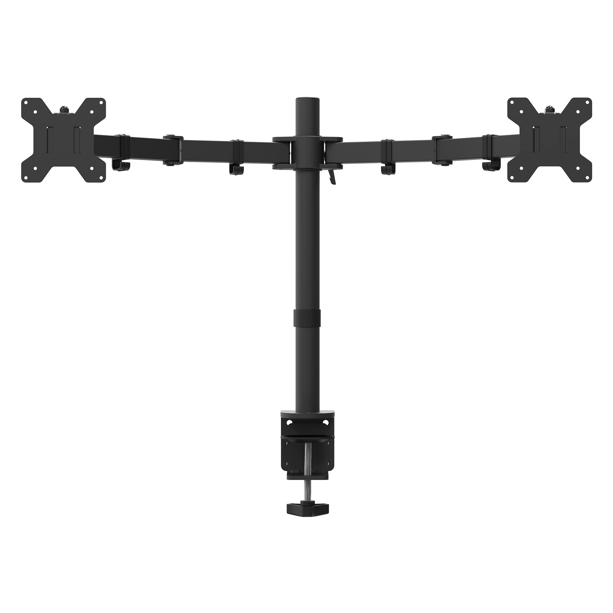 Kanto DML2000 Fully Adjustable Dual Arm Desktop Monitor Mount Black ...