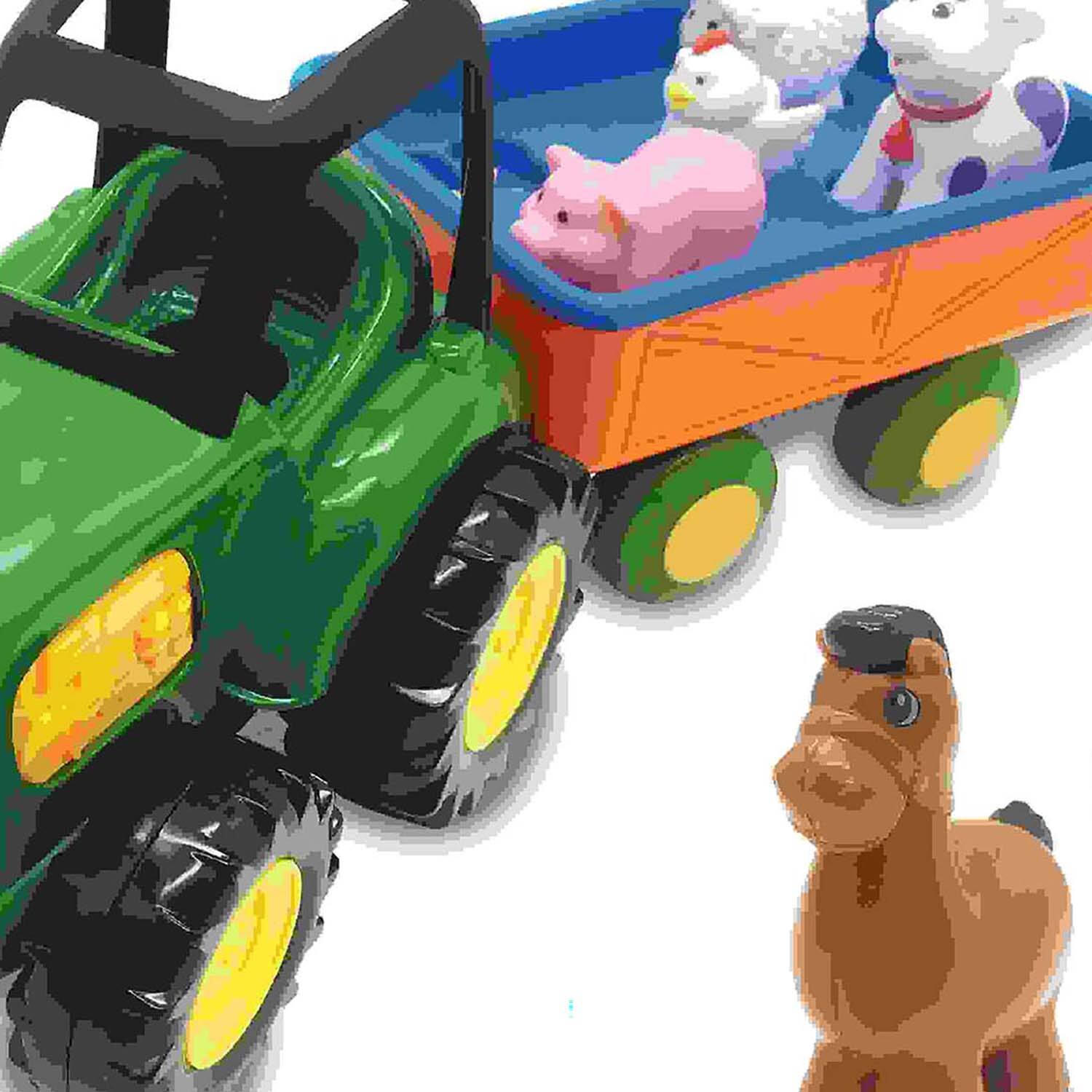 Kiddieland Kiddieland: Light N' Sound Farm Tractor, Vehicle Playset ...