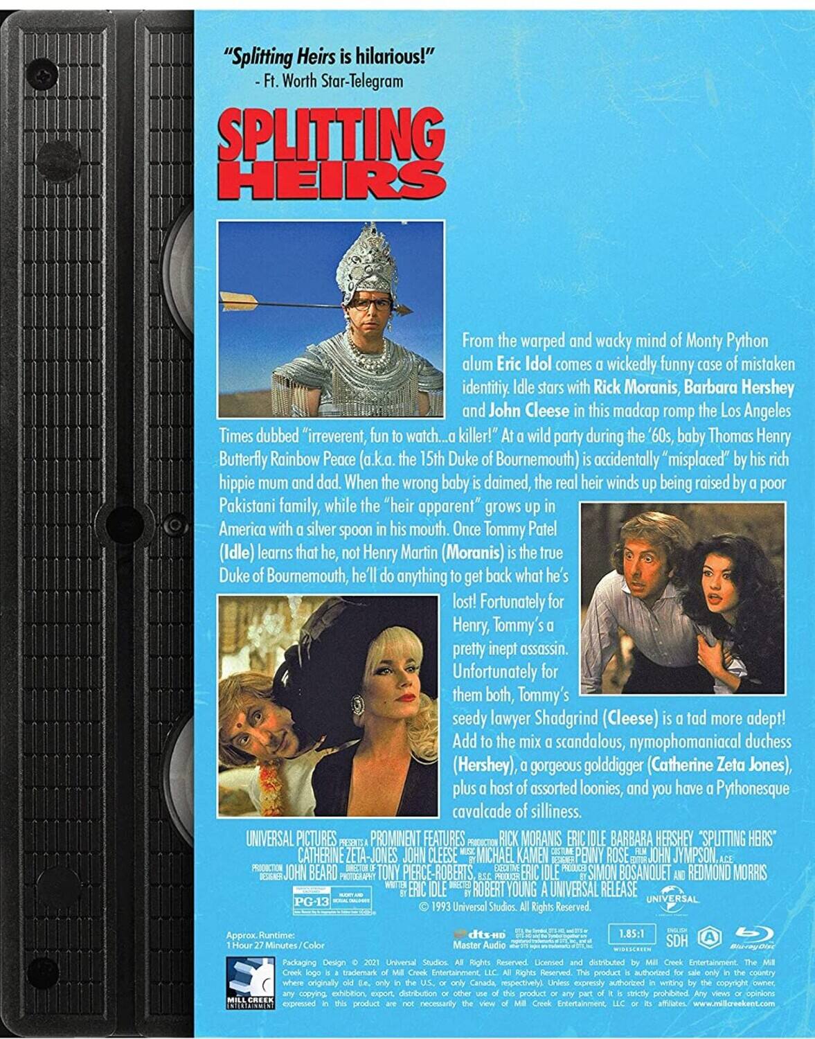 Splitting Heirs (Retro VHS Packaging) BLU RAY - Best Buy