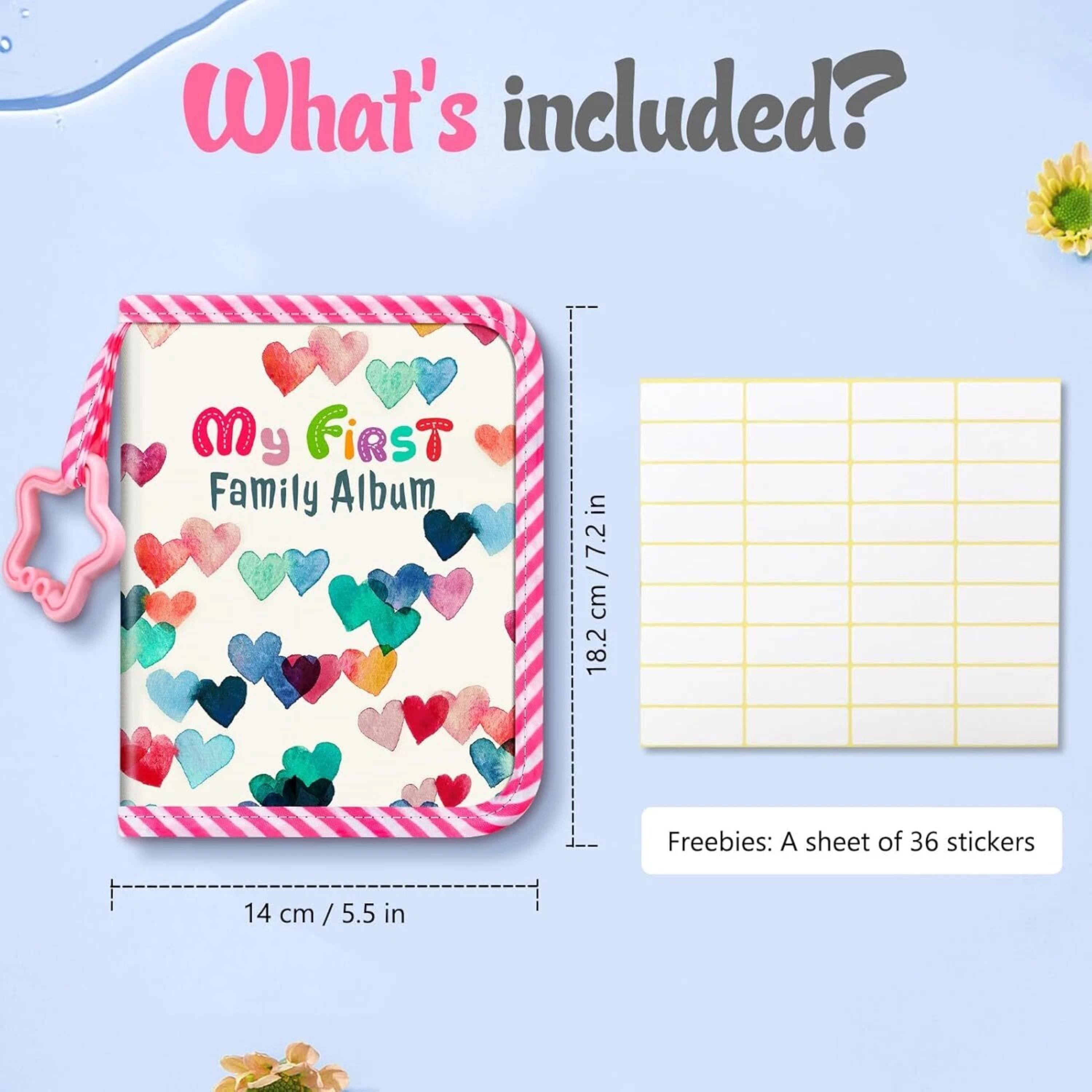 Kitcheniva "My First Family Album" Design 18 Photos For 4x6 Inch Photo ...