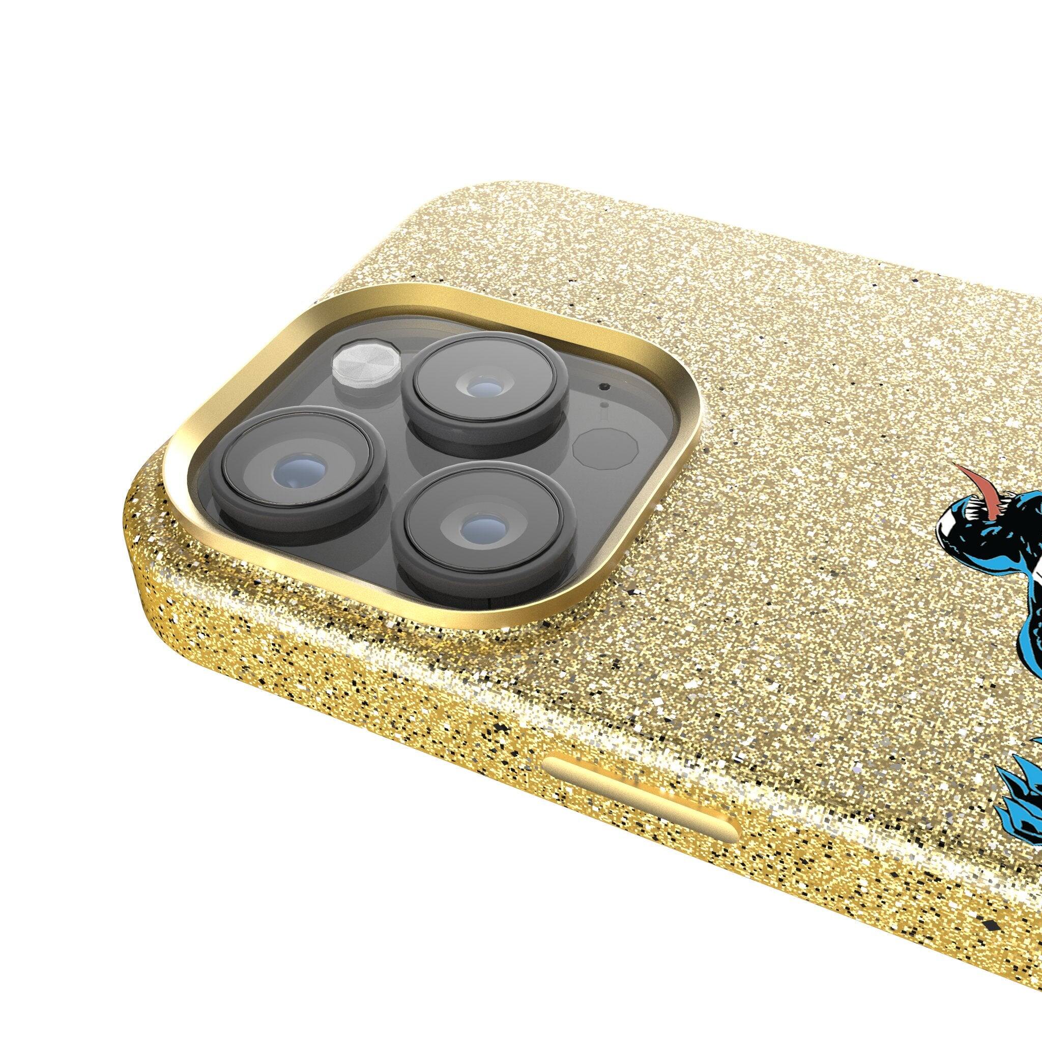 Keyscaper Marvel Badge Gold Bling Phone Case Apple iPhone 15 Venom ...