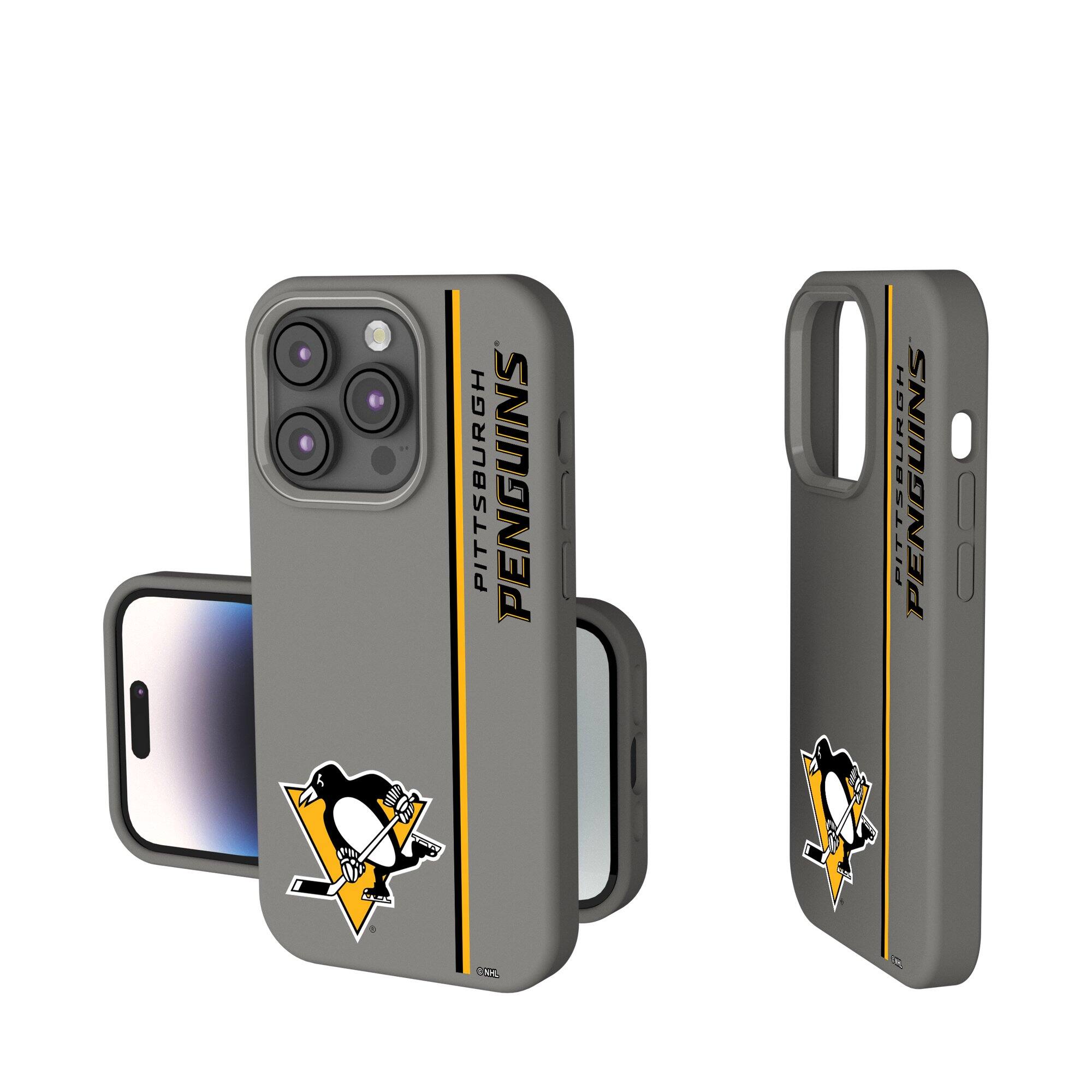 Keyscaper NHL Pittsburgh Penguins Sidebar Soft Touch iPhone Case 14 Pro ...