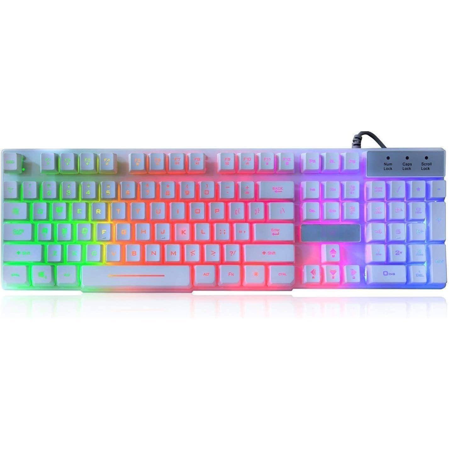 Reds Spade - Rk100 Gaming Wired Multiple Colors Rainbow Size Mechanical ...