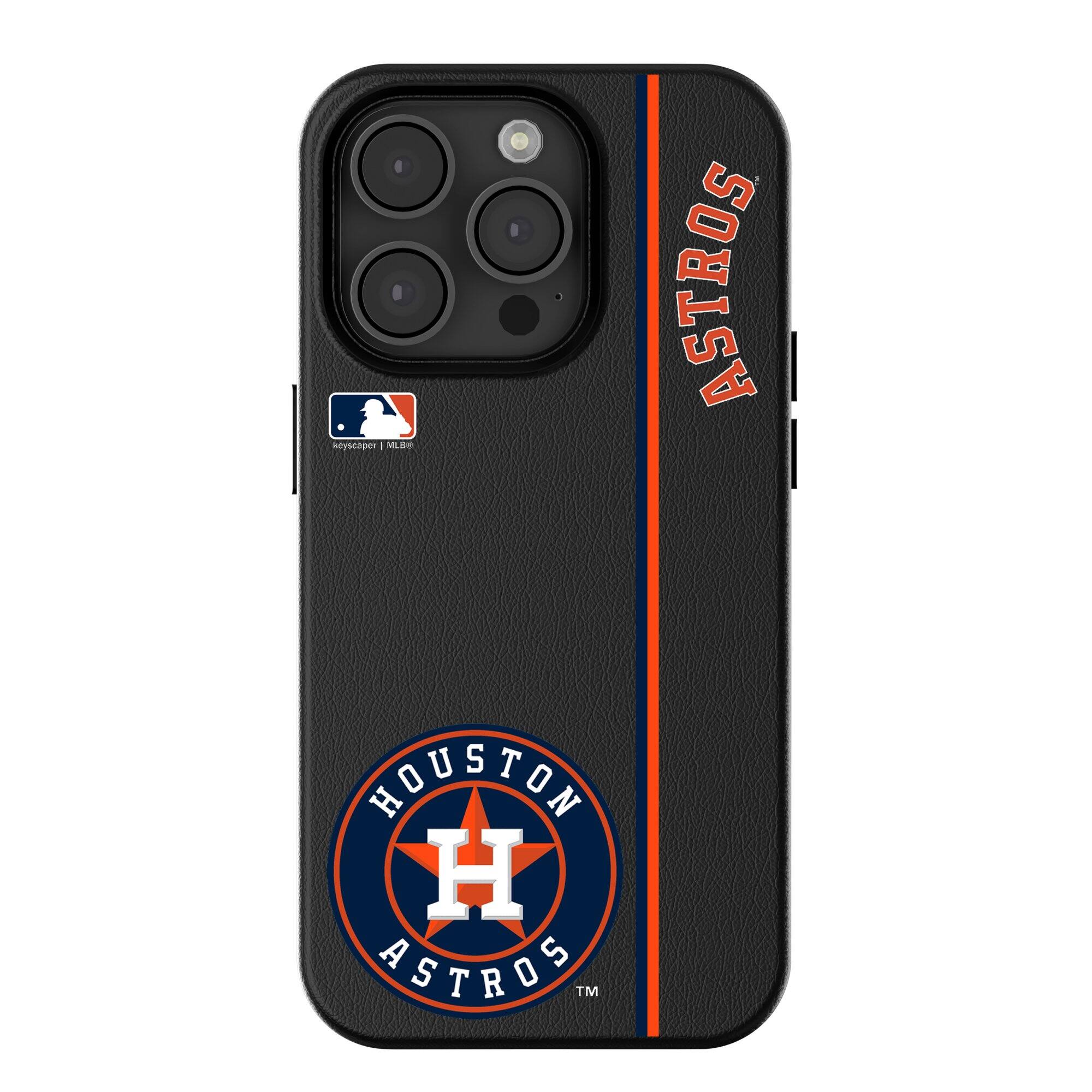 Keyscaper MLB Houston Astros iPhone Magnetic Bump Case 14 Pro Max Black ...