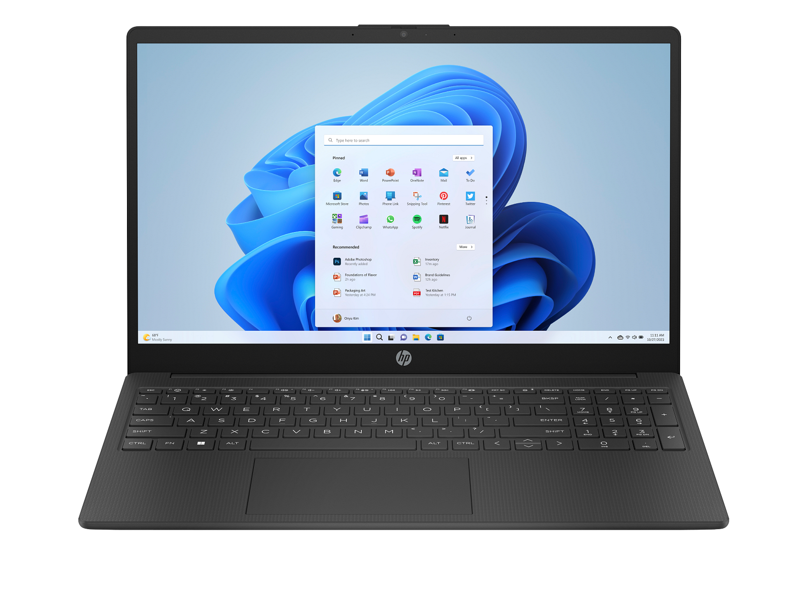 HP Essential Laptop Computer 15.6" HD Intel Core i7 8 GB memory; 256 GB ...