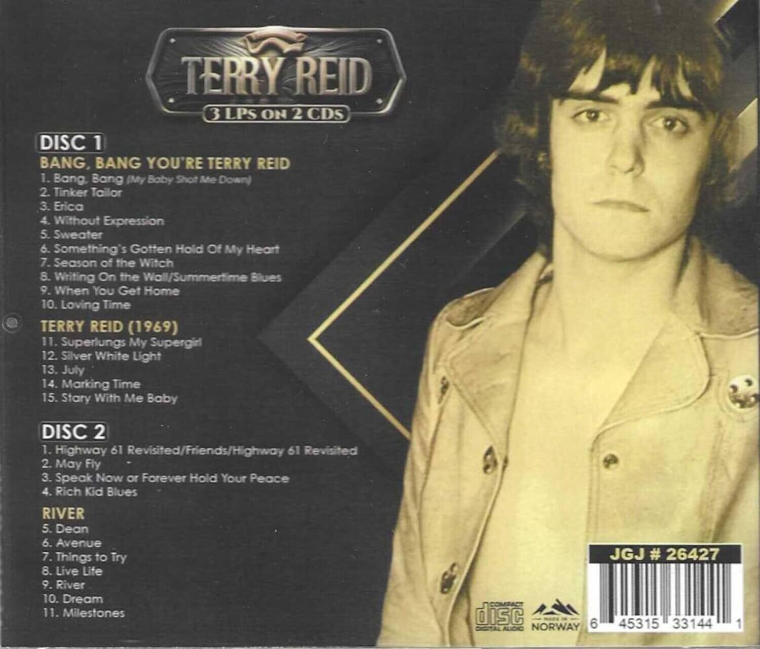 Terry Reid (Bang Bang You're Terry Reid, Terry Reid (1969), River ...
