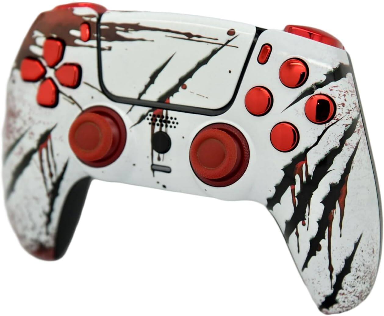 Custom Controllerzz Custom Wireless Controller for PS5 Slasher & Red Chrome Inserts - Best Buy