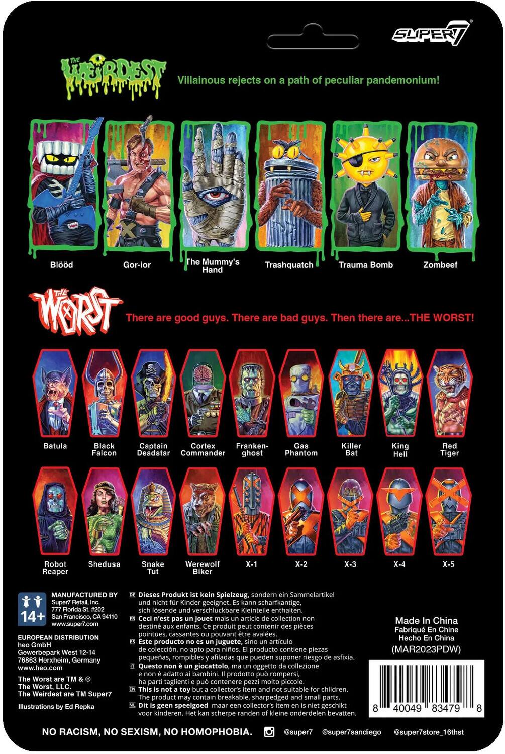 Super7 The Weirdest ReAction Figures Wv6 Gor ior (Infernal Curse ...
