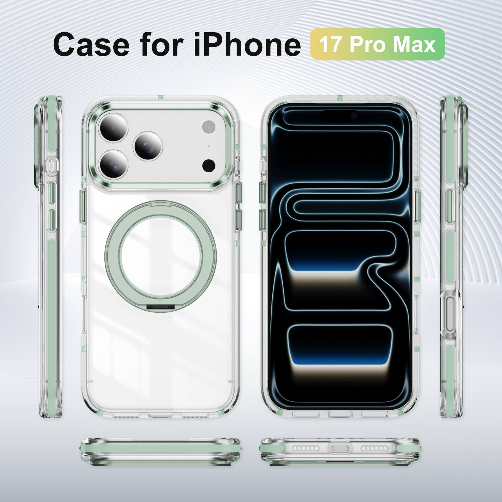 Dteck Magnetic Shockproof Case for Apple iPhone 17 Pro Max,Mag Safe ...