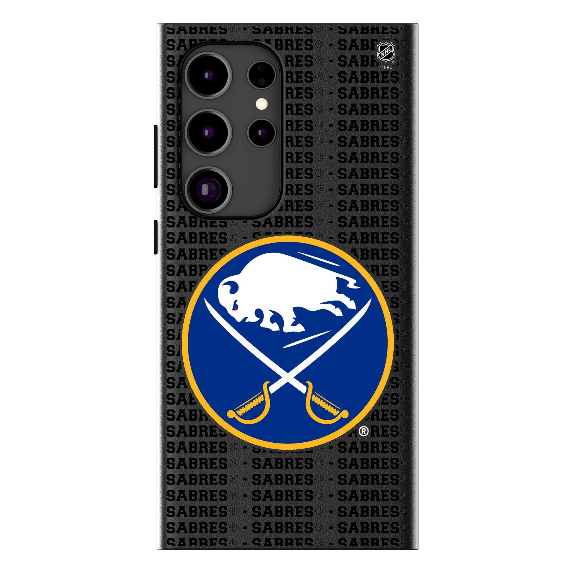 Keyscaper NHL Buffalo Sabres Text Backdrop Galaxy Magnetic Bump Case ...