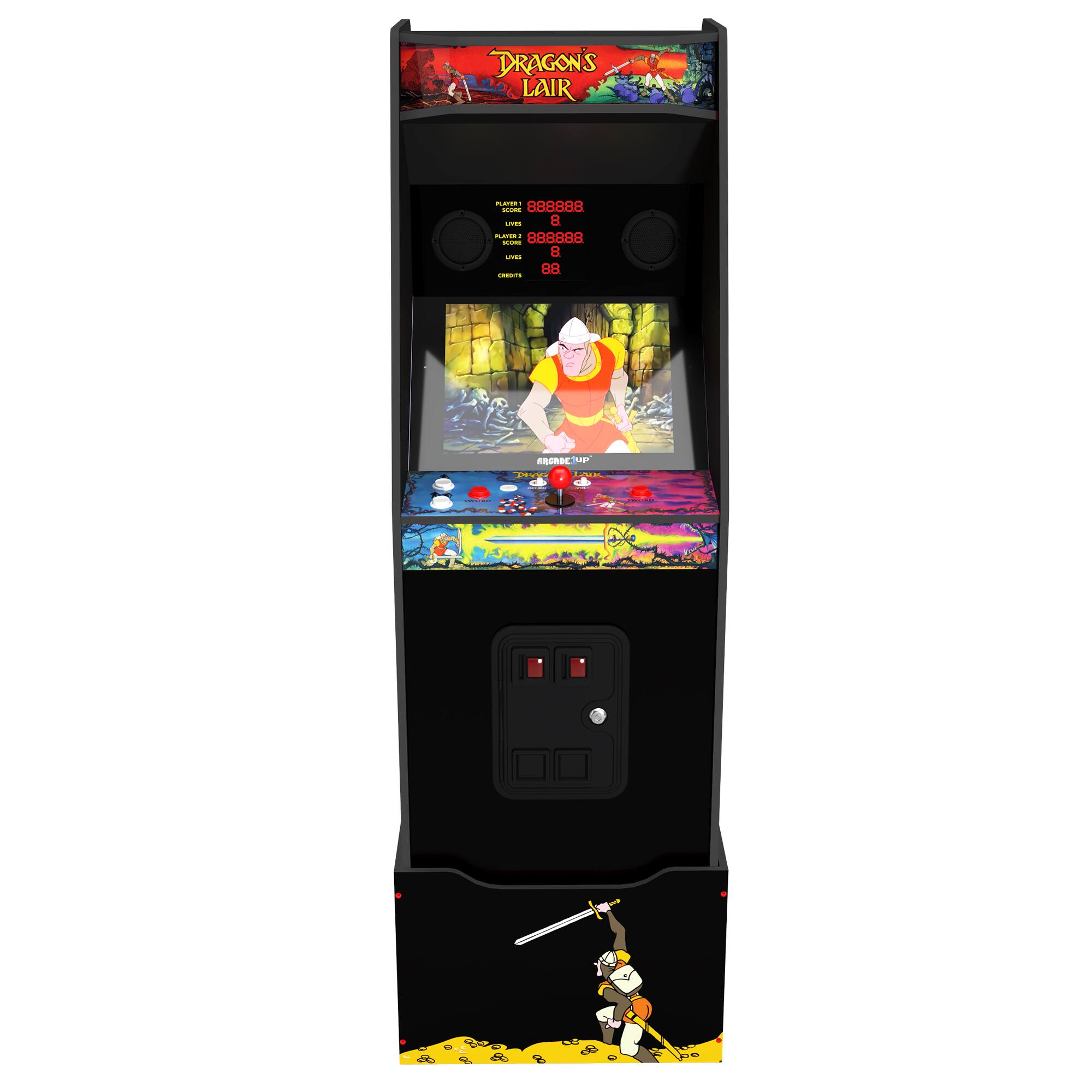 Best Buy: Arcade1Up Dragon's Lair Arcade with Riser & Lit Marquee Multi ...
