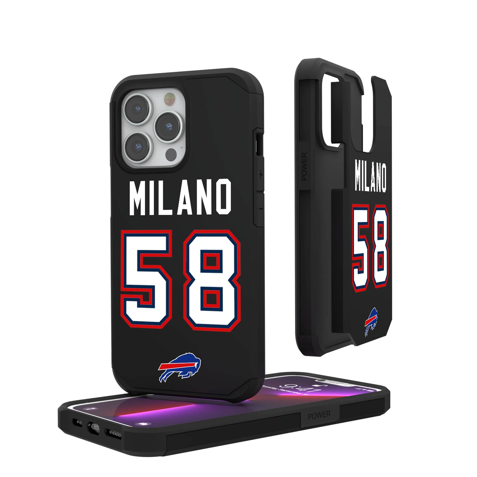 Keyscaper NFL Matt Milano Buffalo Bills iPhone Rugged Case 15 Plus ...