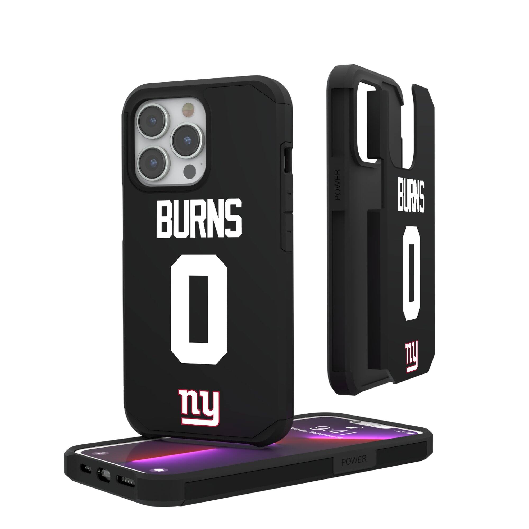 Keyscaper NFL Brian Burns New York Giants iPhone Rugged Case 14 Pro ...