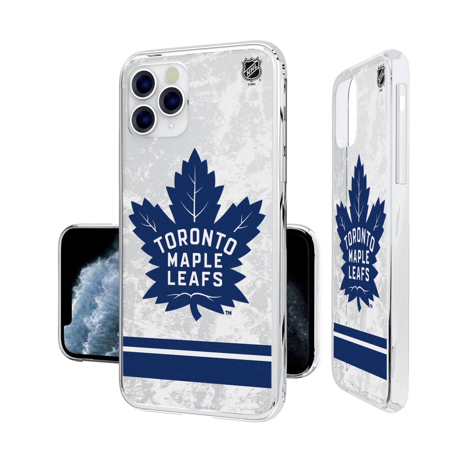 Keyscaper Nhl Toronto Maple Leafs Iphone Stripe Clear Ice Case 13 Mini Multicolor 4015805 Best Buy
