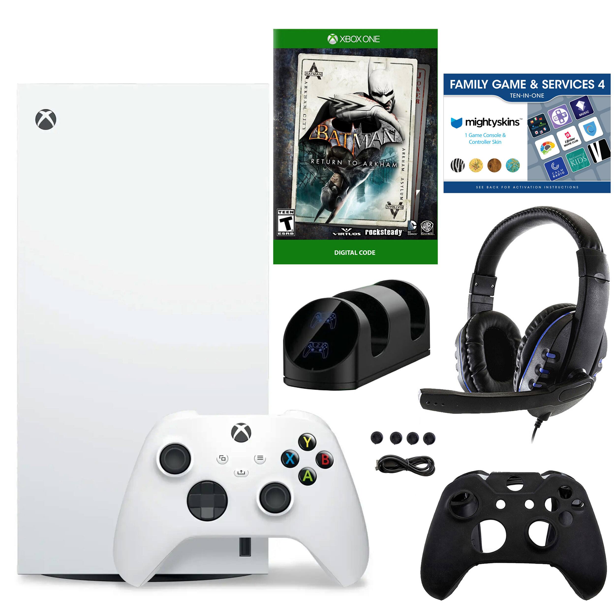 Xbox Series X Digital White Console with Return to Arkham Game & Accessories Kit Xbox - Best Buy