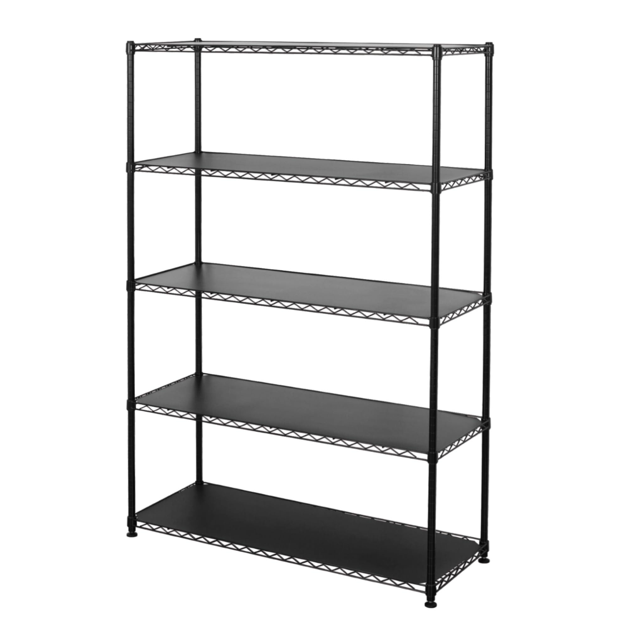 Eden Trails Heavy Duty Wire Shelf with Wheels, Adjustable Metal Storage ...