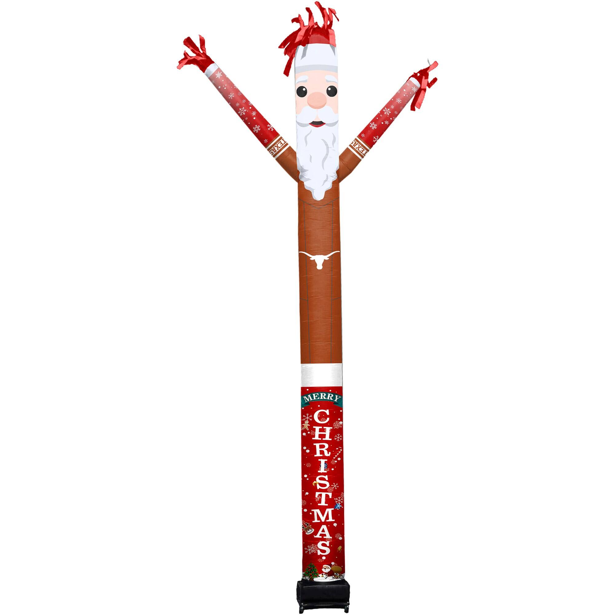 Sporticulture Texas Longhorns Santa Claus Inflatable Crazy Sports Fan ...