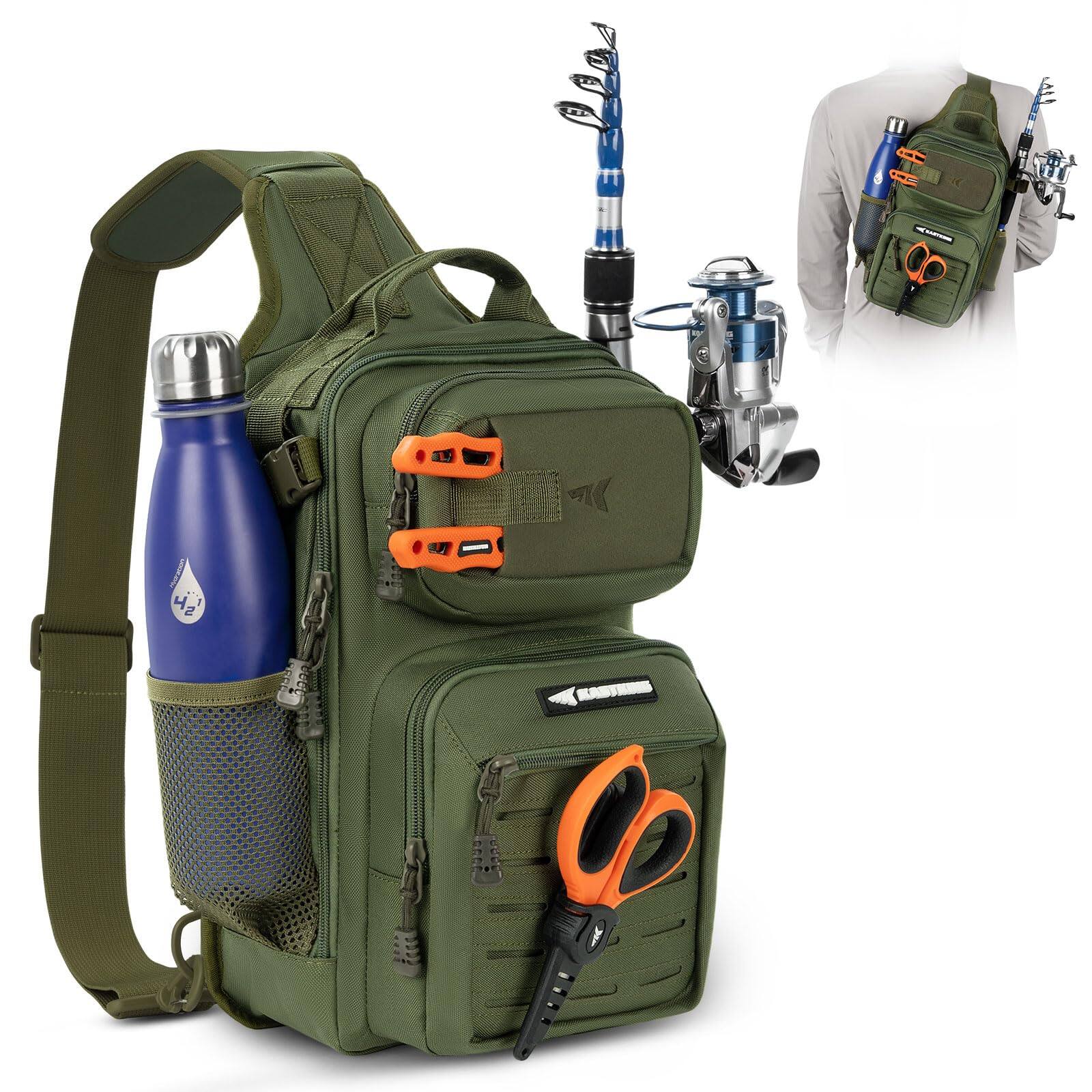 NICHOLAS KLEIN Blowbak Sling Tackle Bag lightweight Fishing Backpack ...