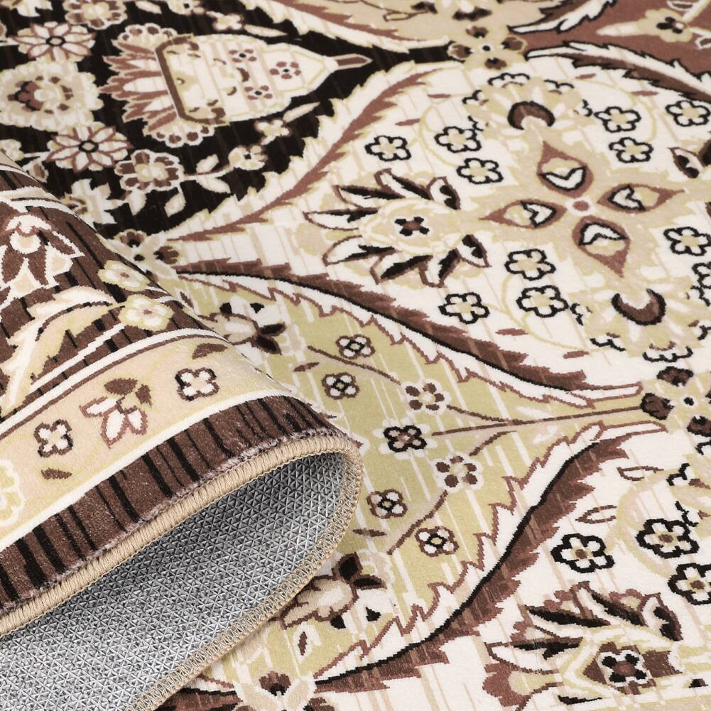 Acekool Moroccan Trellis Area Rug Brown 0 - Best Buy