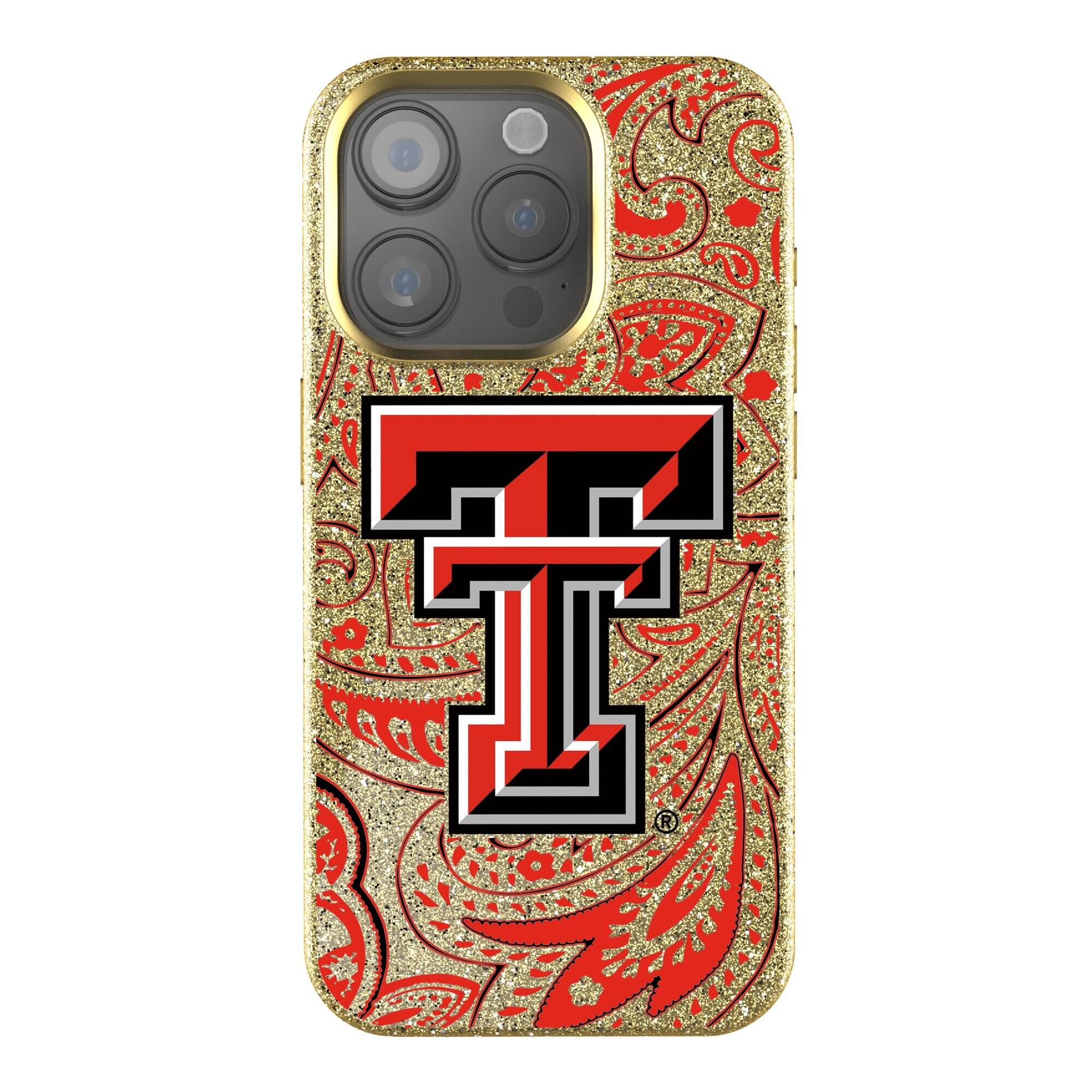 Keyscaper NCAA Texas Tech Red Raiders Paisley Bling iPhone Case 16 Plus ...
