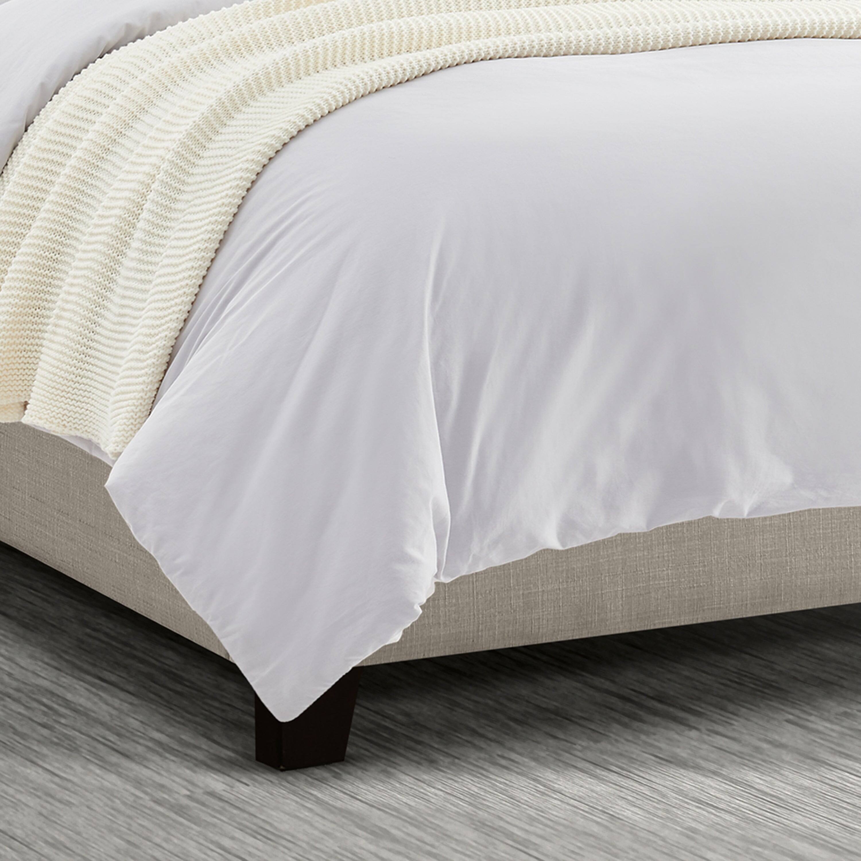 Boyel Living 61 in Button Tufted Upholstered Bed Vintage Style Bed ...