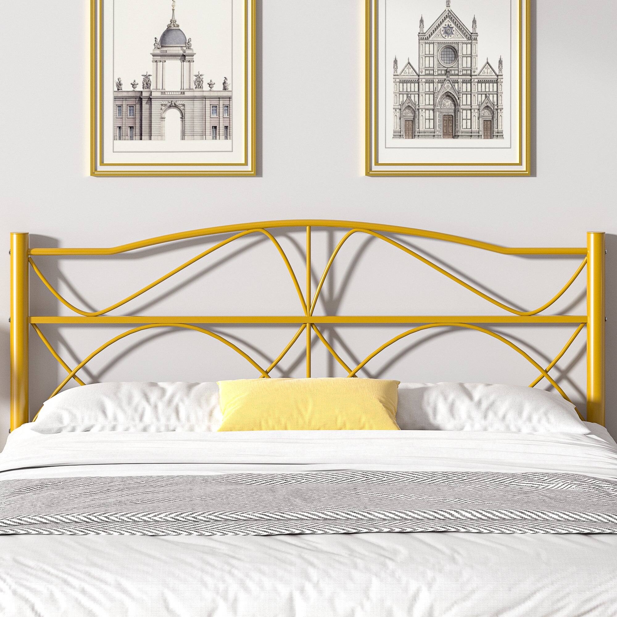 Vecelo Full Size Metal Platform,Sturdy Slats Support Mattress ...