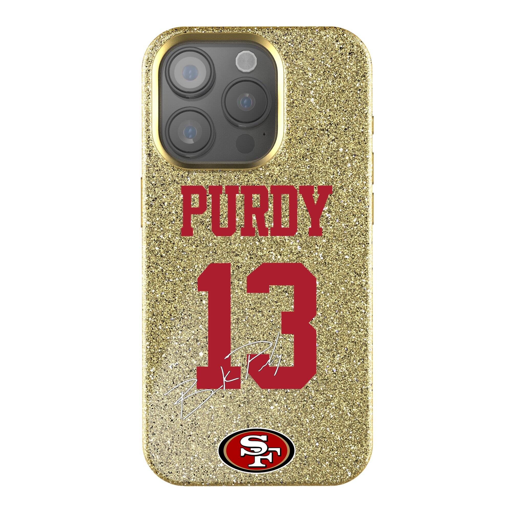 Keyscaper NFL Brock Purdy San Francisco 49ers Bling iPhone Case 15 Pro ...