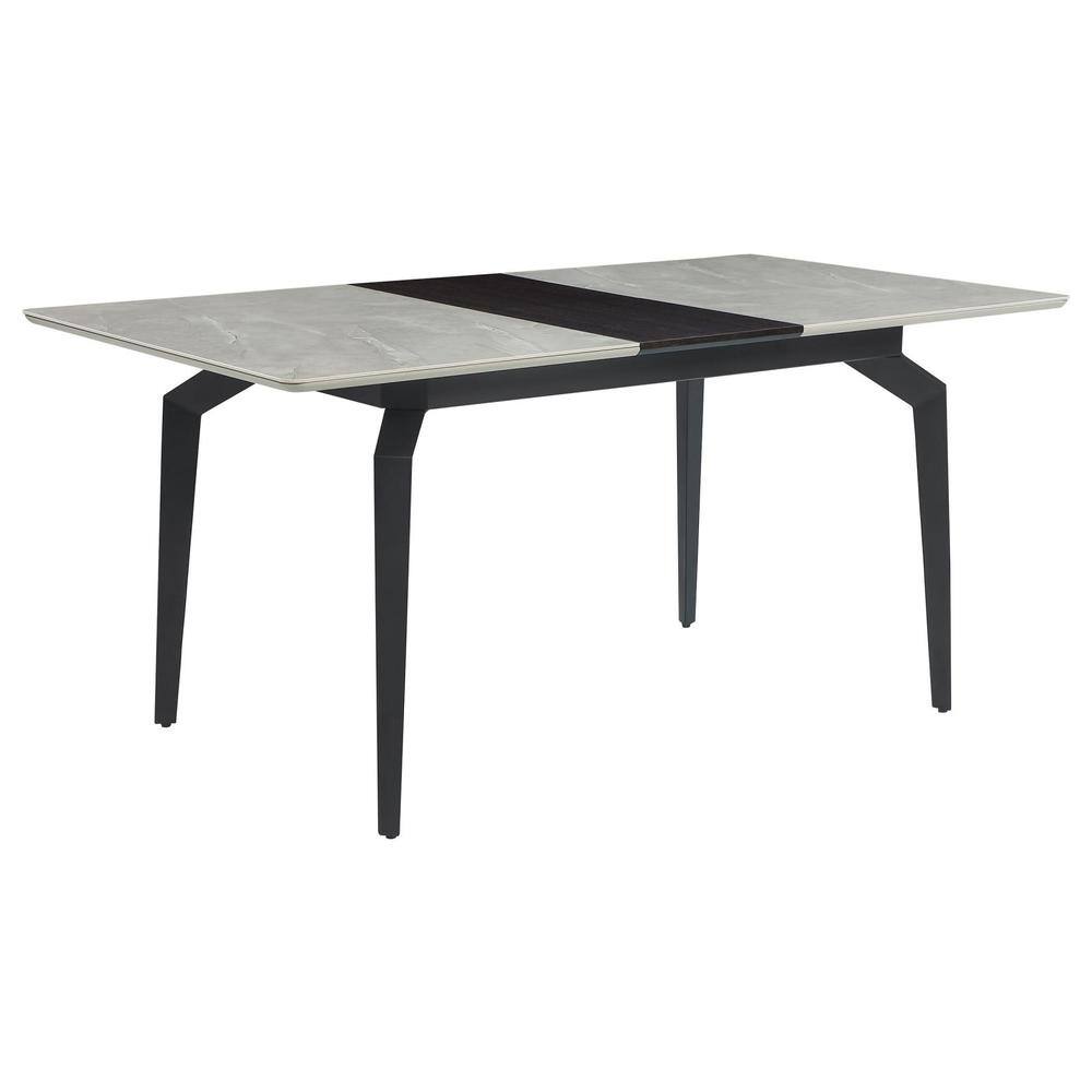 Coaster Co. of America Mina Rectangular Dining Table Grey Ceramic and ...
