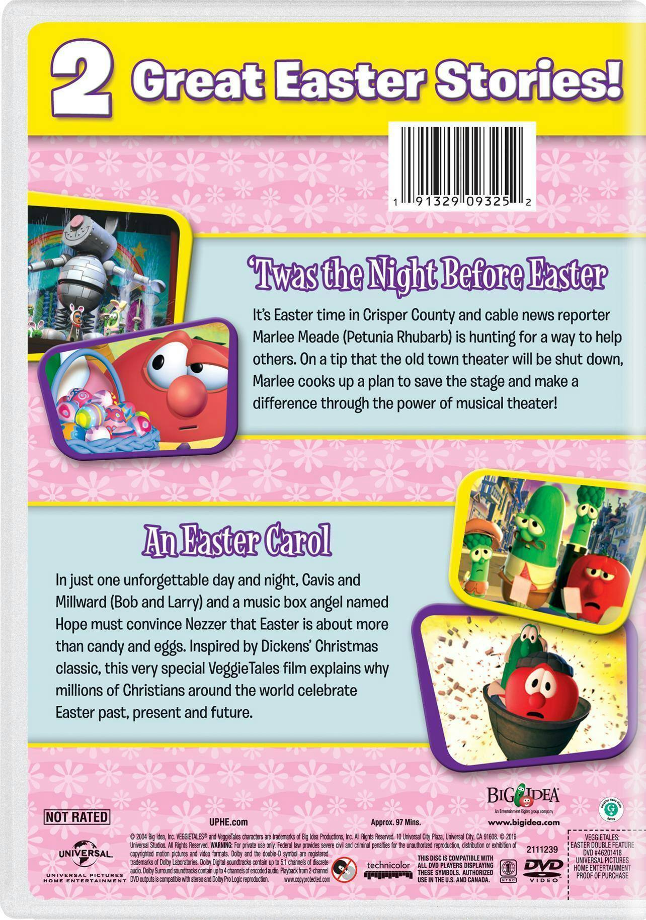 VeggieTales Easter: 'Twas The Night Before Easter/An Easter Carol (DVD ...