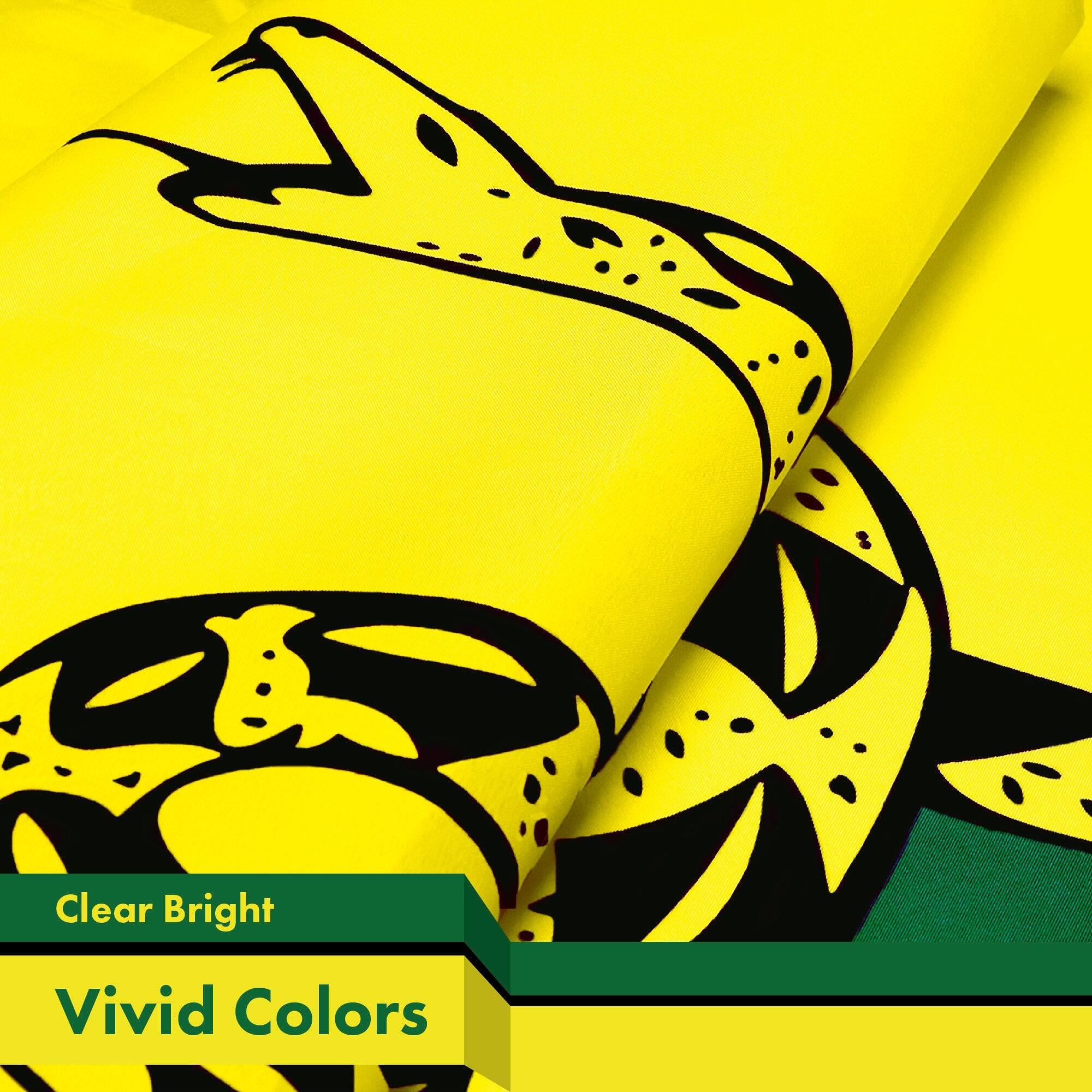 G128 Gadsden Don't Tread On Me Flag, 150D Printed Polyester, 3 x 5 ft ...