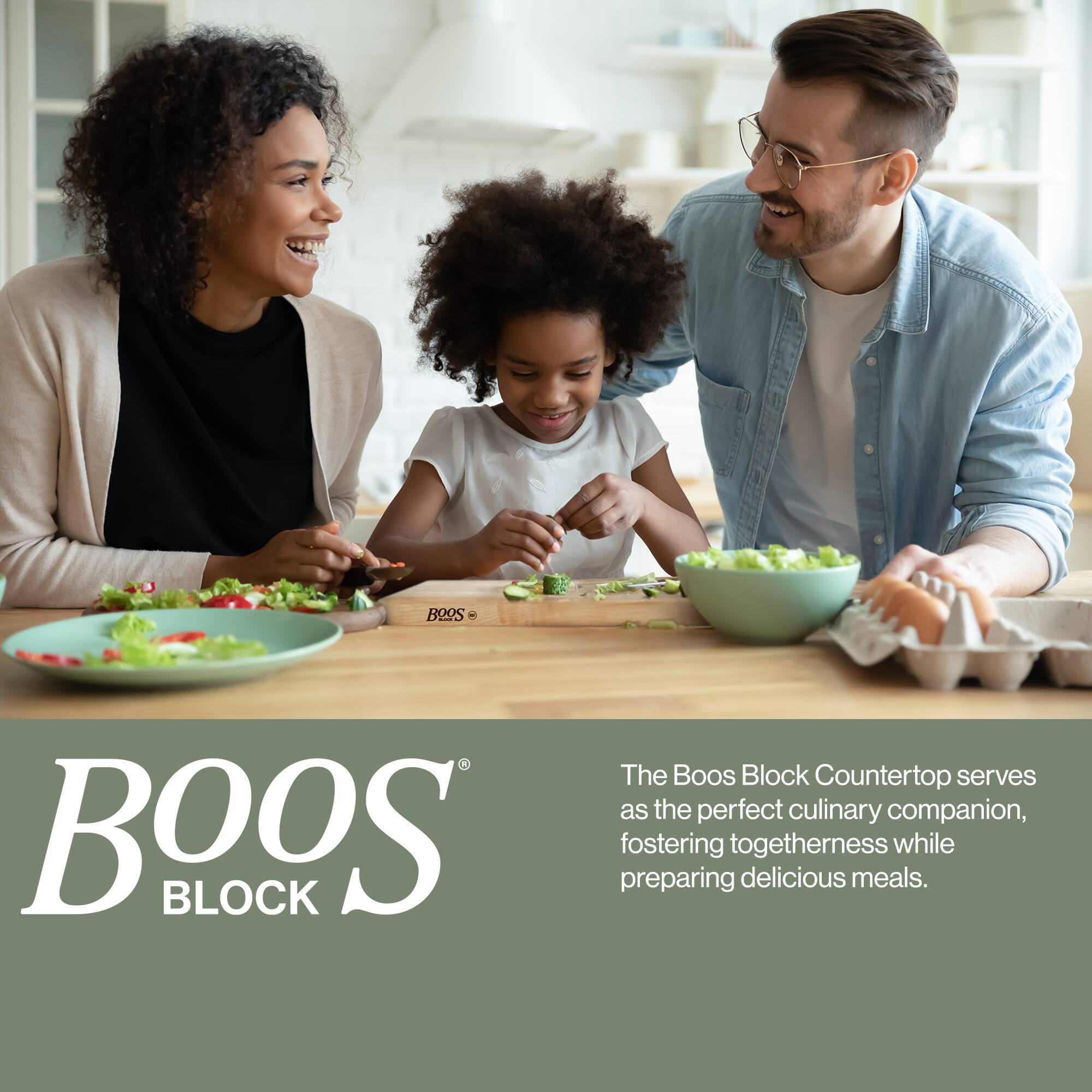 John Boos Butcher Block Kitchen Countertop, 24" x 25" x 1 1/2" Cherry ...