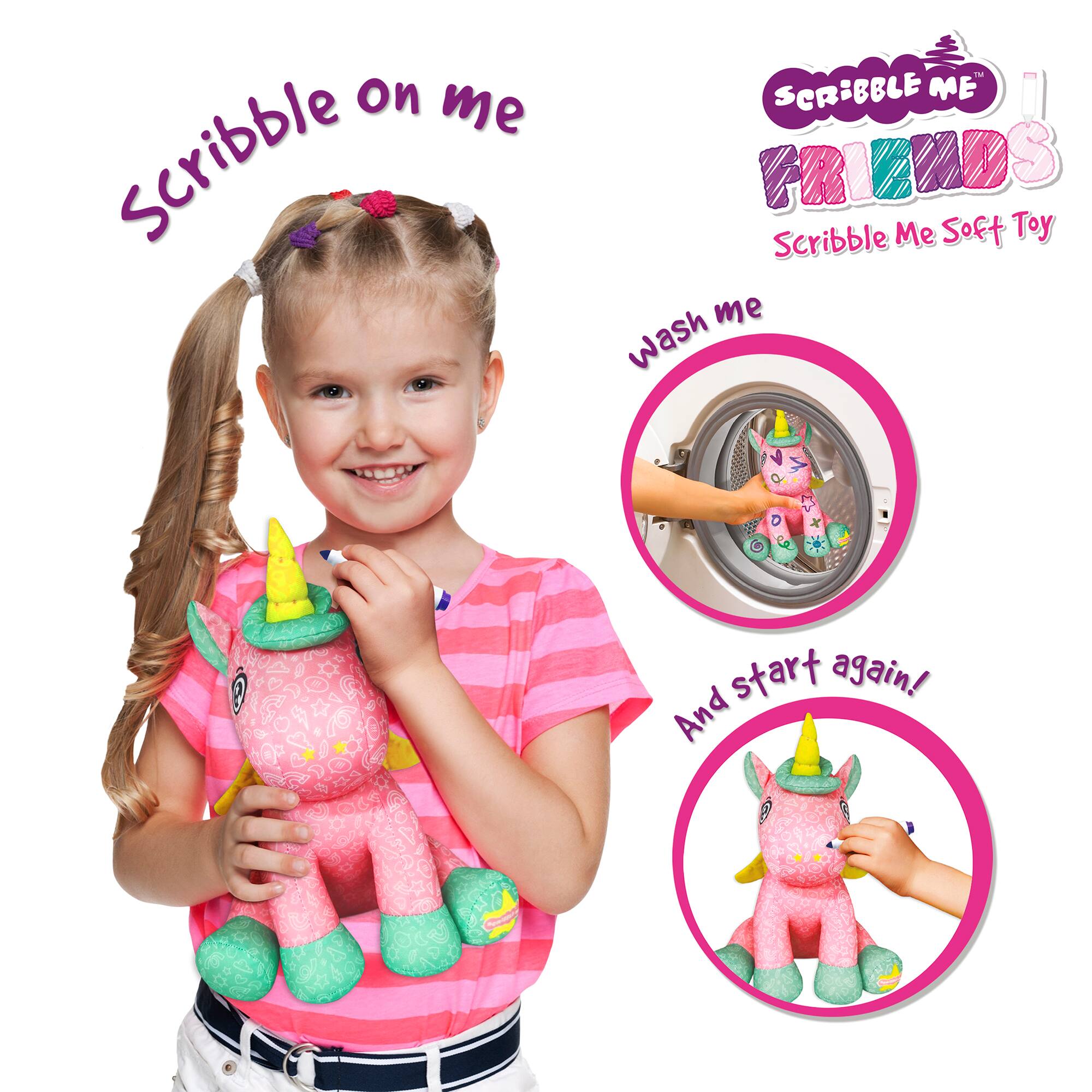 Best Buy: Sinco Creations Scribble Me: Friends Unicorn G5060573542425