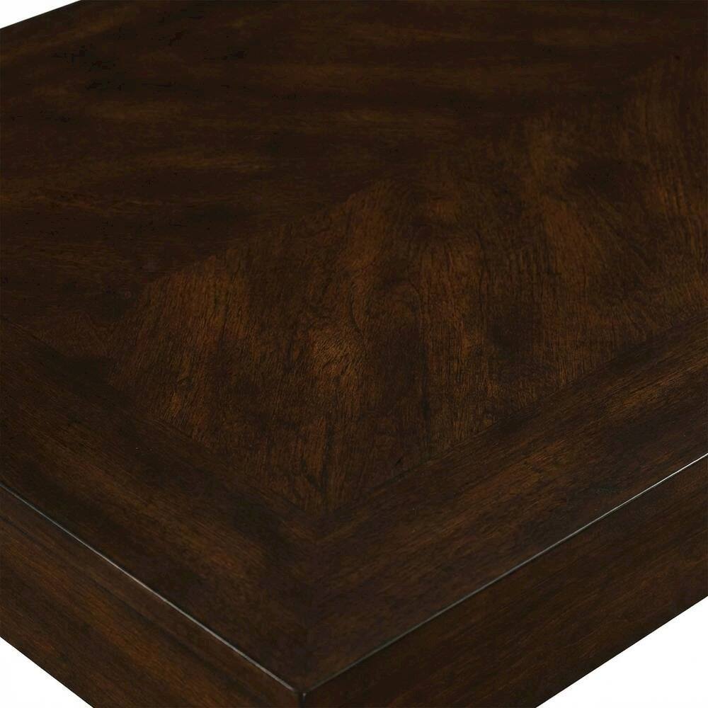 Back. FurniFact - Transitional Bar Table with Shelf, Multi Counter ...