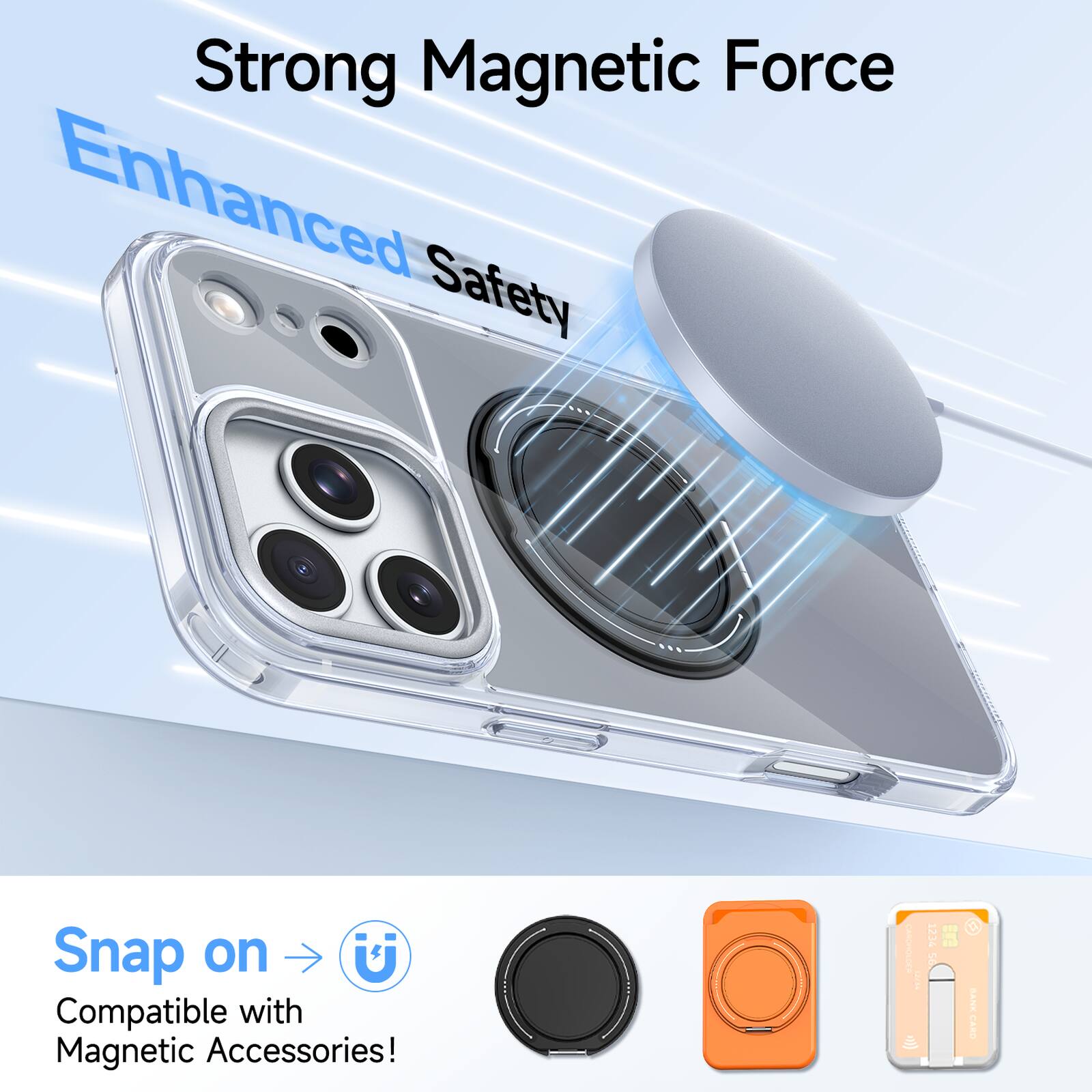 Dteck Magnetic Case for Apple iPhone 17 Pro, Shockproof Slim Protective ...