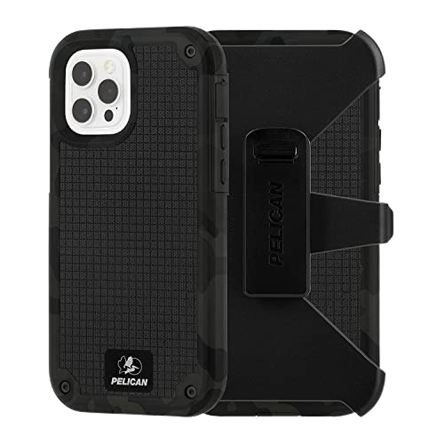 Pelican Kevlar Shield Case + Holster iPhone 12/12 Pro Black - Best Buy