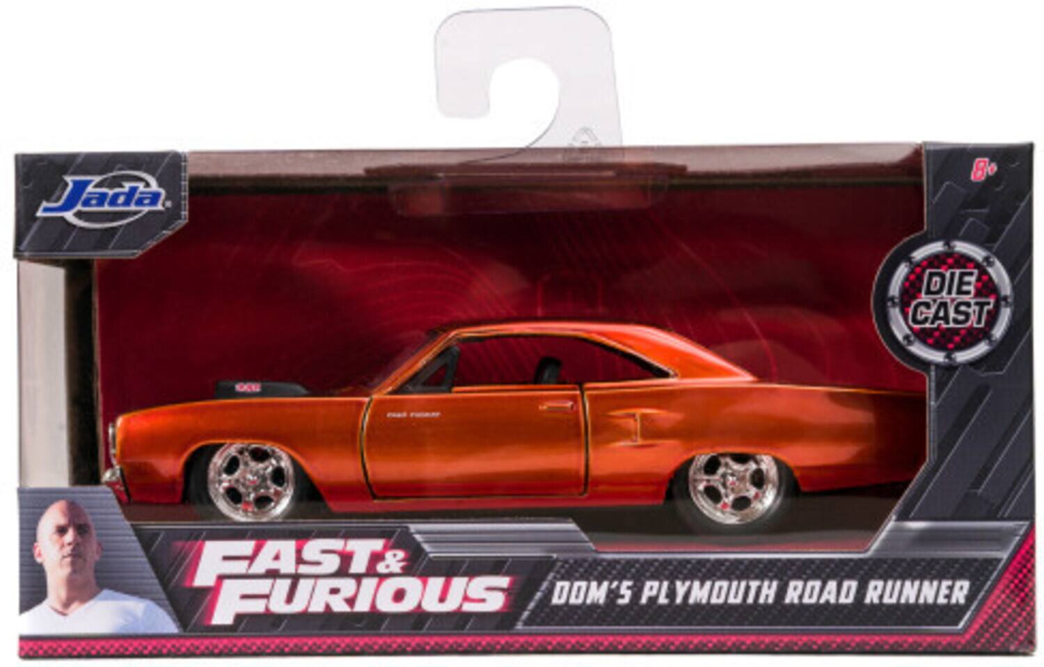 Jada Toys 1:32 Fast & Furious Dom's Plymouth Road Runner Collectibles ...