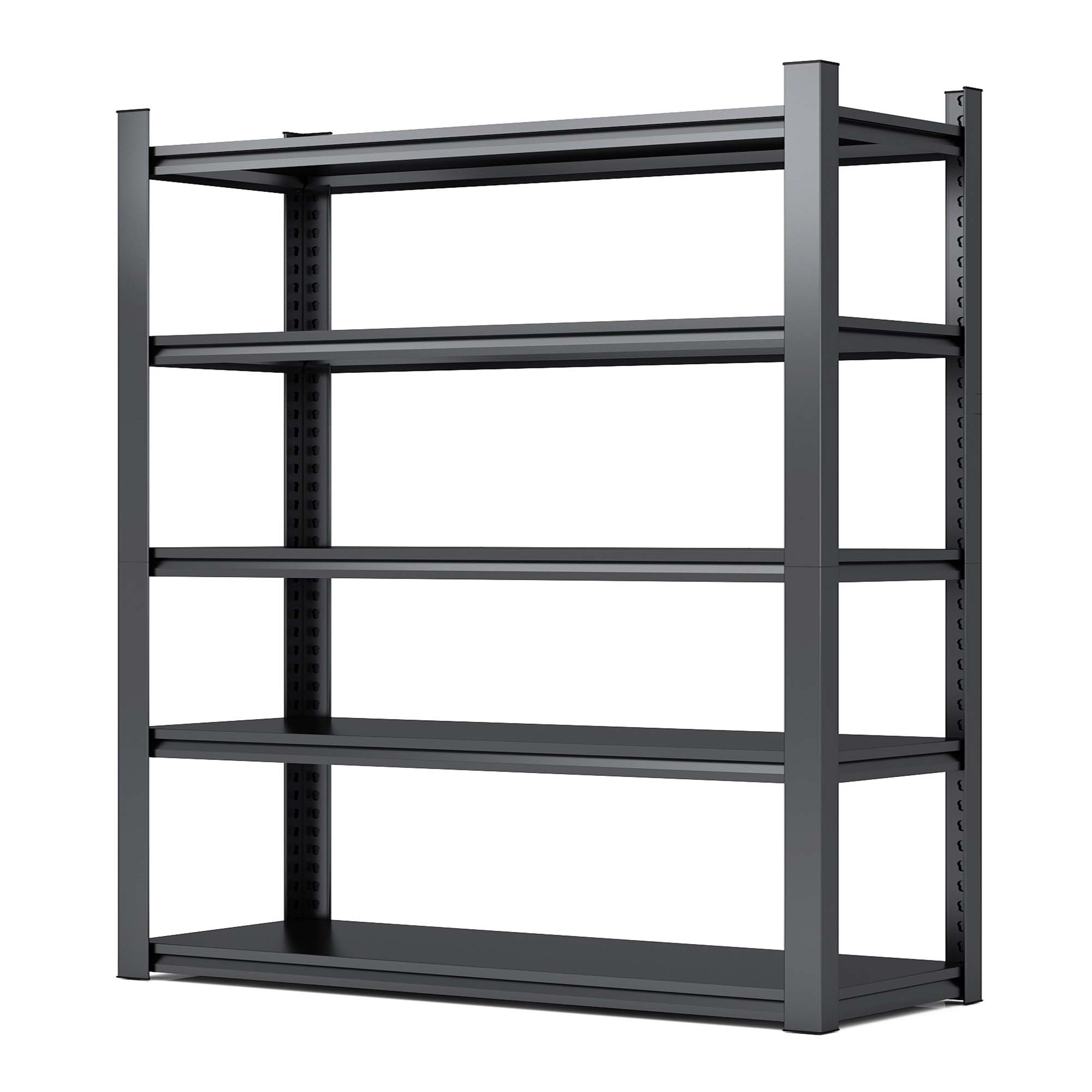GlowWise Heavy Duty 5 Tier Metal Shelves for Garage/Home,2000LBS ...