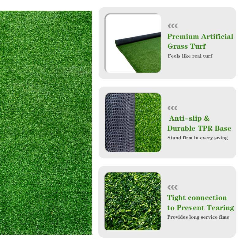 APRILSOUL 3.8FT x 5FT Artificial Turf Training Mat for Indoor and ...