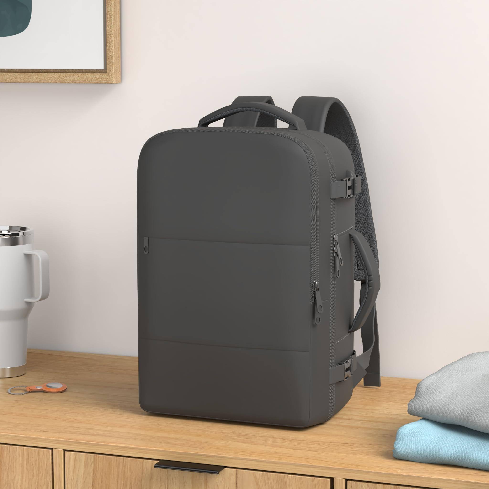 NICHOLAS KLEIN Travel Laptop Backpack For Men Women Airplane Approved ...