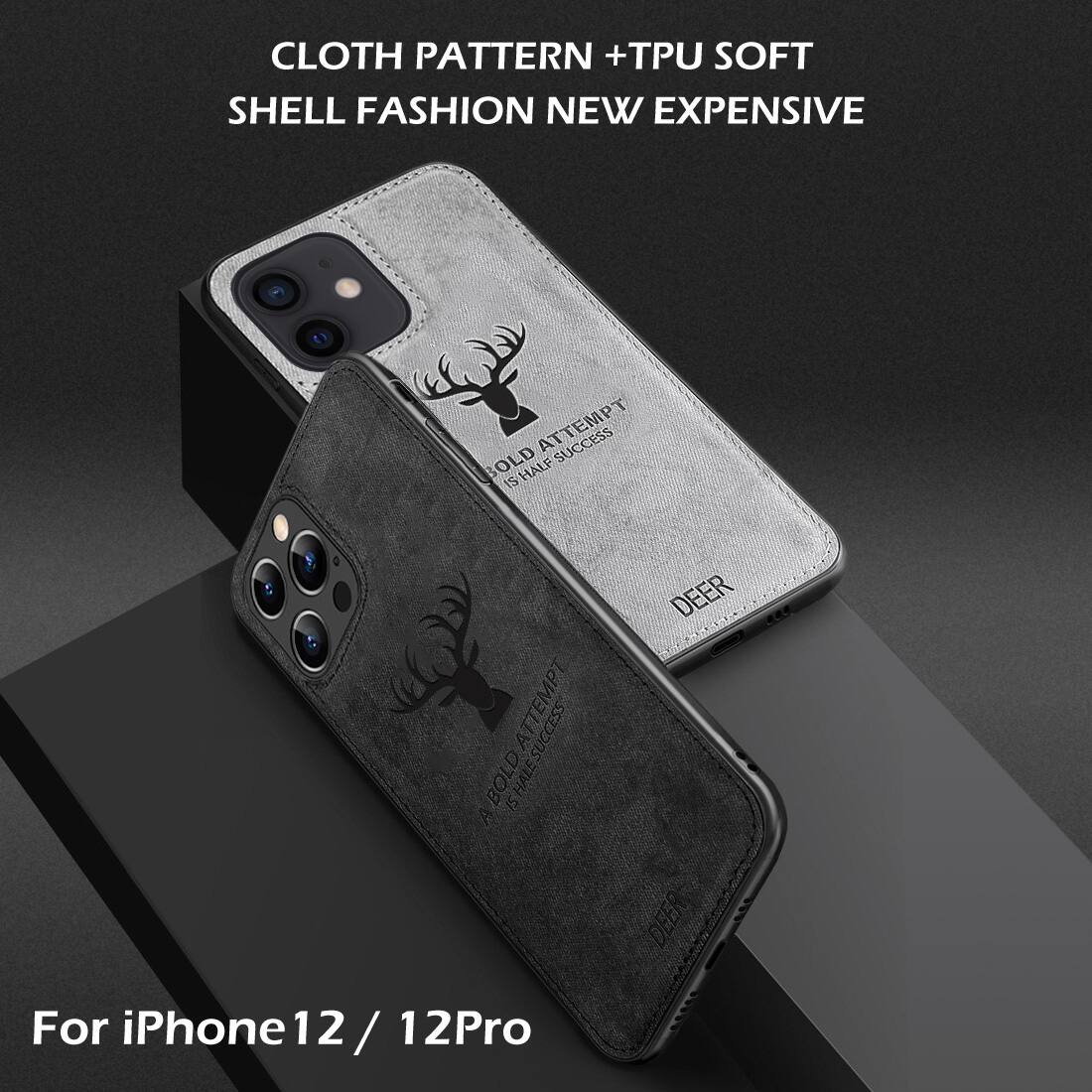 Alpha Digital Iphone 12/12pro Protective Case W/ Luxury Soft Cloth ...